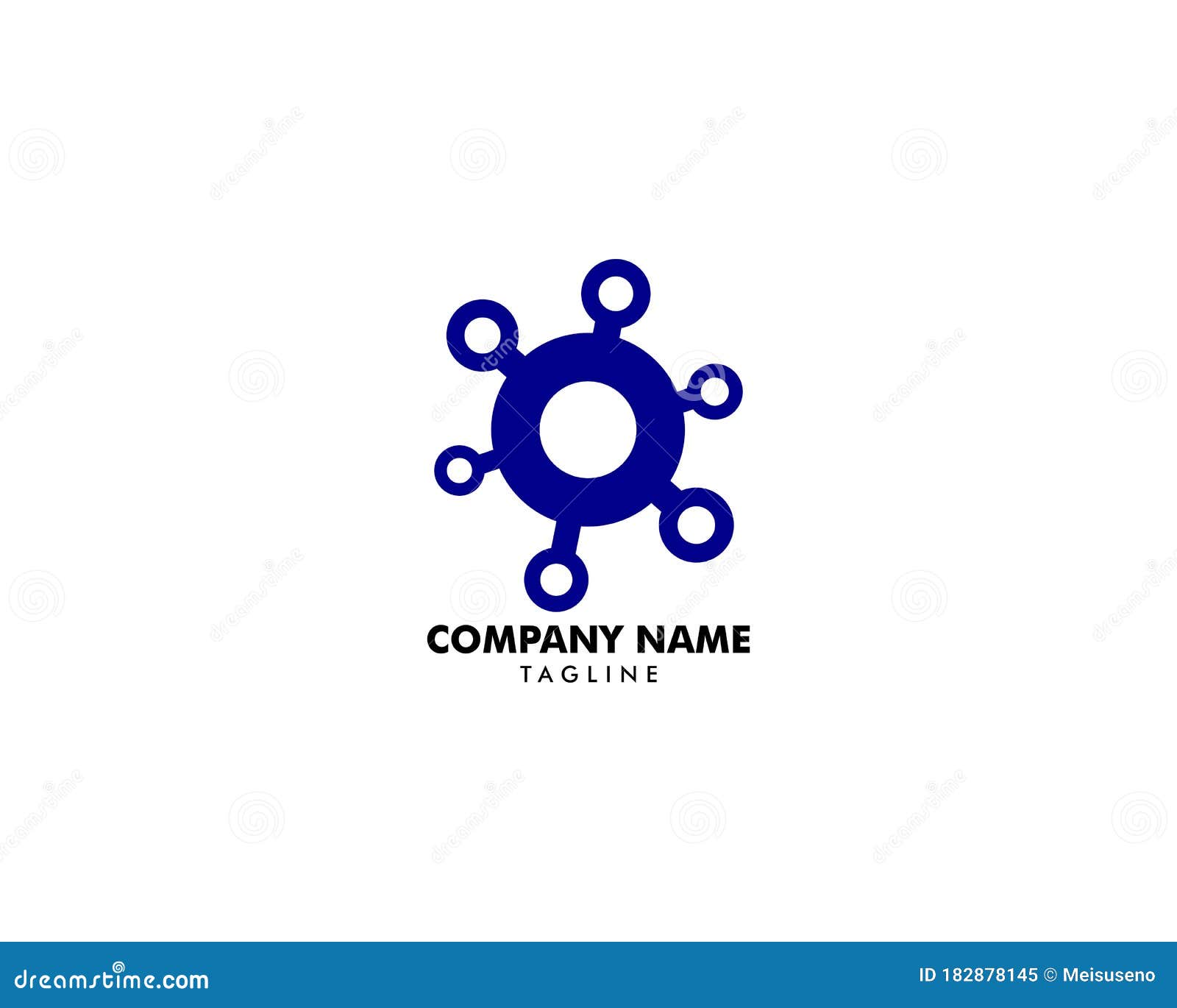 Abstract Network Connection Icon Logo Design Vector Illustration Stock ...