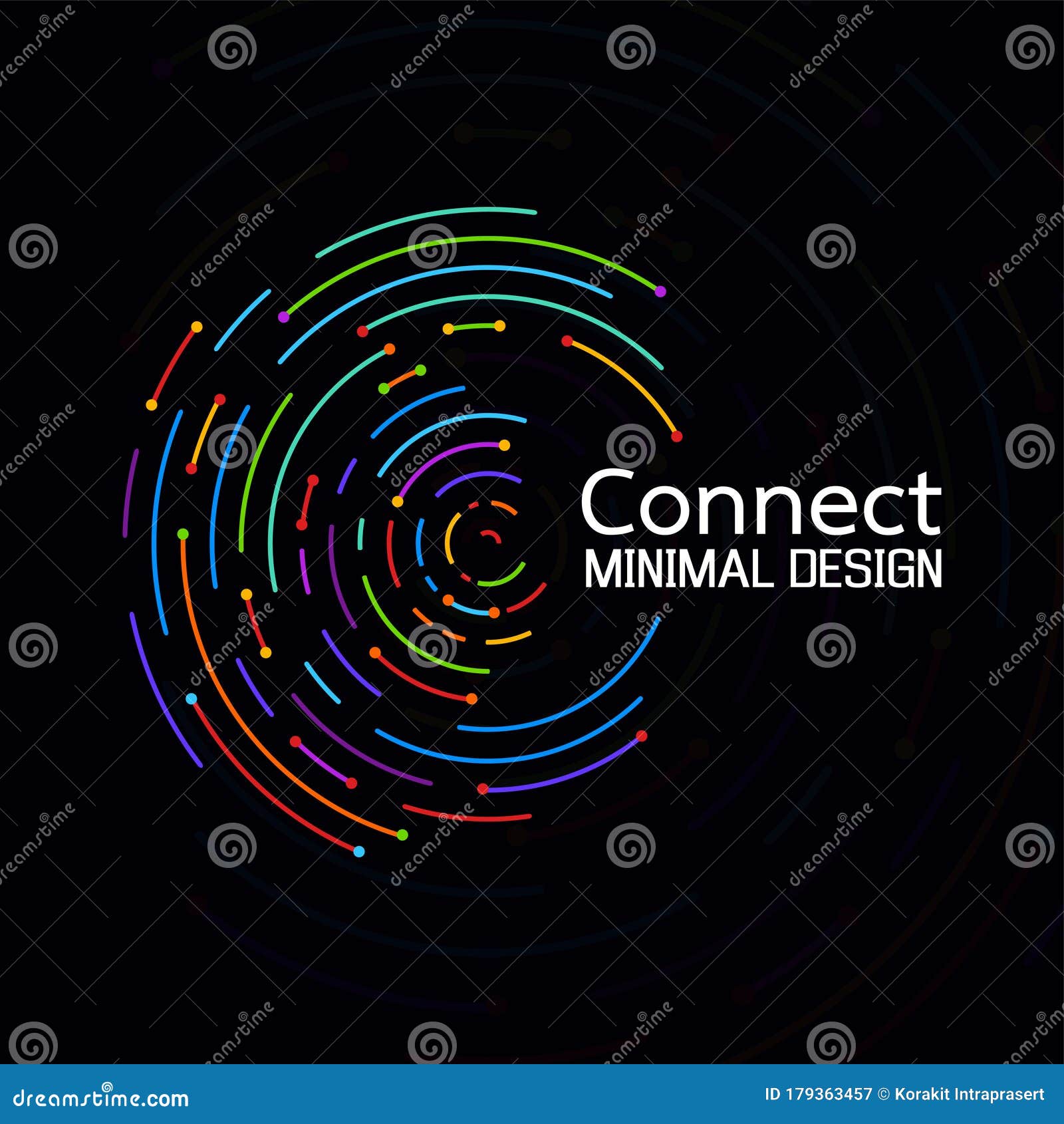 Abstract Network Connection. Icon Logo Design. Vector Illustration ...