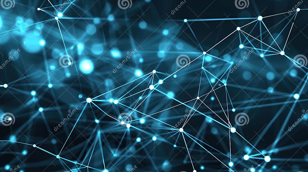 Abstract Network Connection Stock Illustration - Illustration of ...