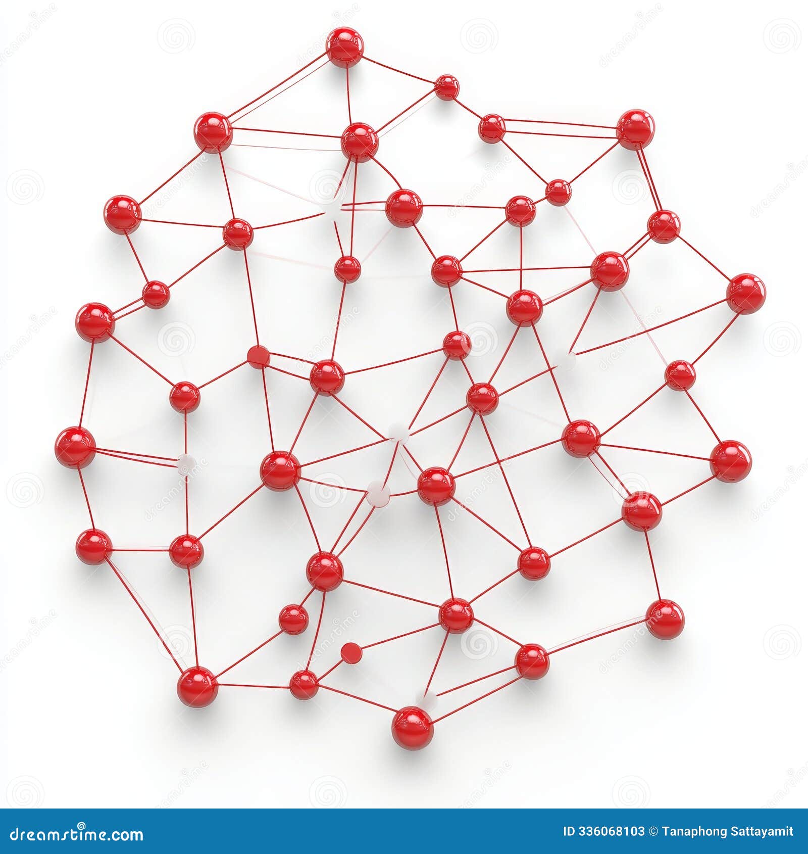 Abstract Network Connection Structure Clipart Stock Illustration ...