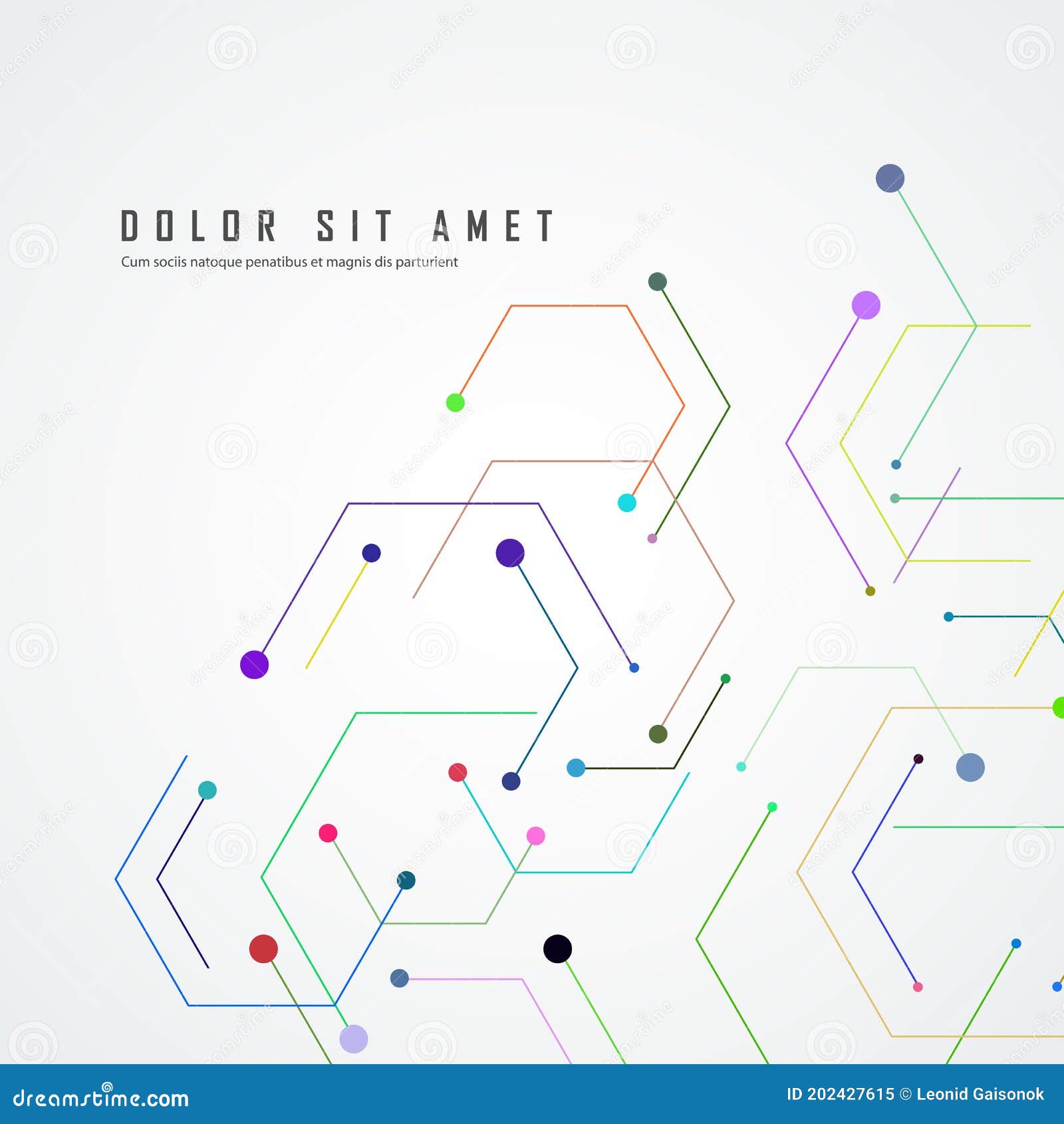 Abstract Network Design. Digital Technology Background. Creative Vector ...