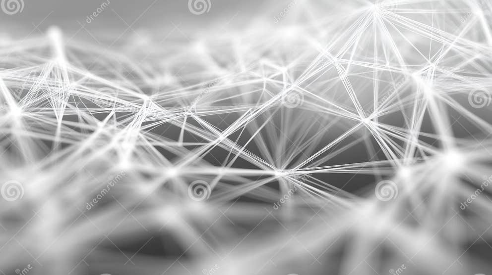 Abstract Network Design: Futuristic Digital Structure Stock ...
