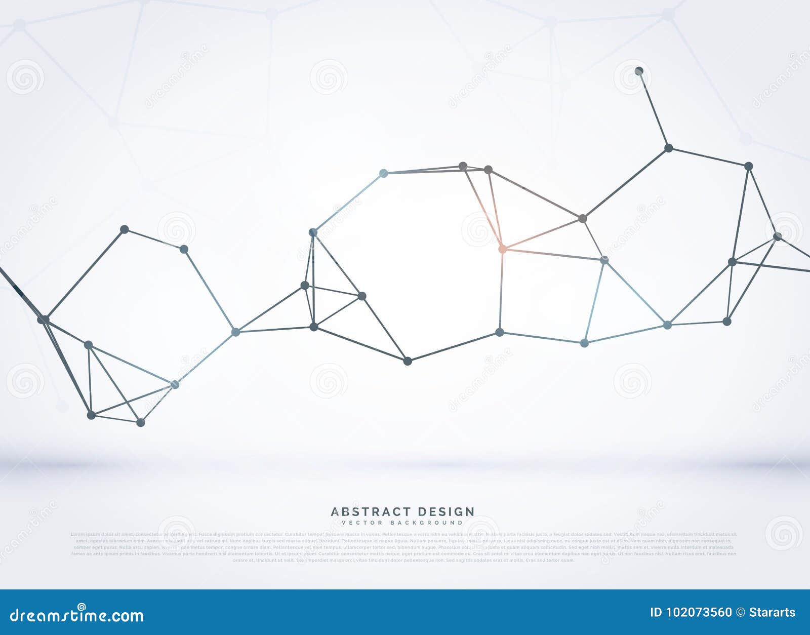 Abstract Network Digital Wireframe Mesh Background Stock Vector ...