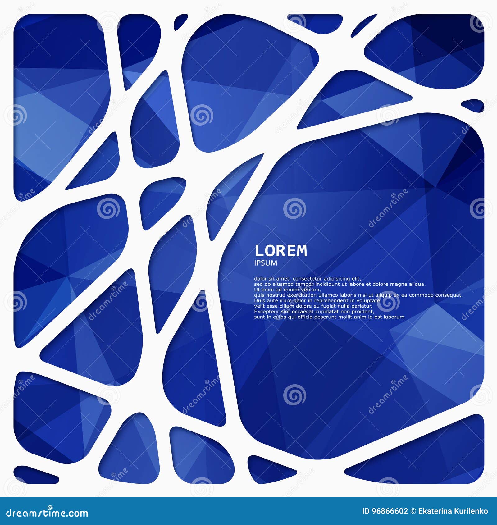 Abstract Network Frame with Triangular Background Stock Vector ...