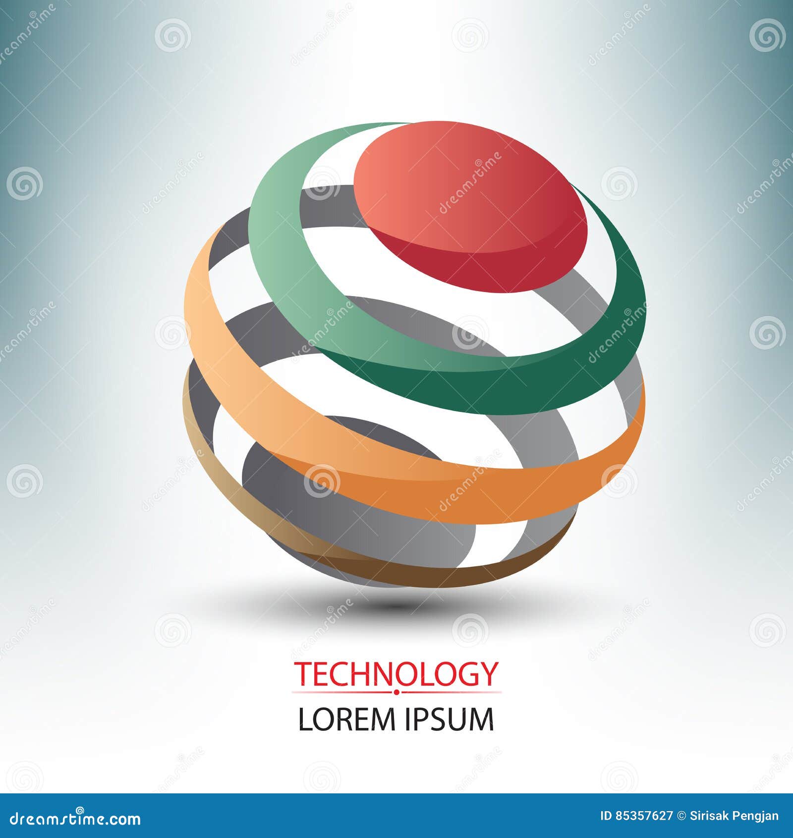 Abstract Network Logo and Technology Concept Design Stock Illustration ...