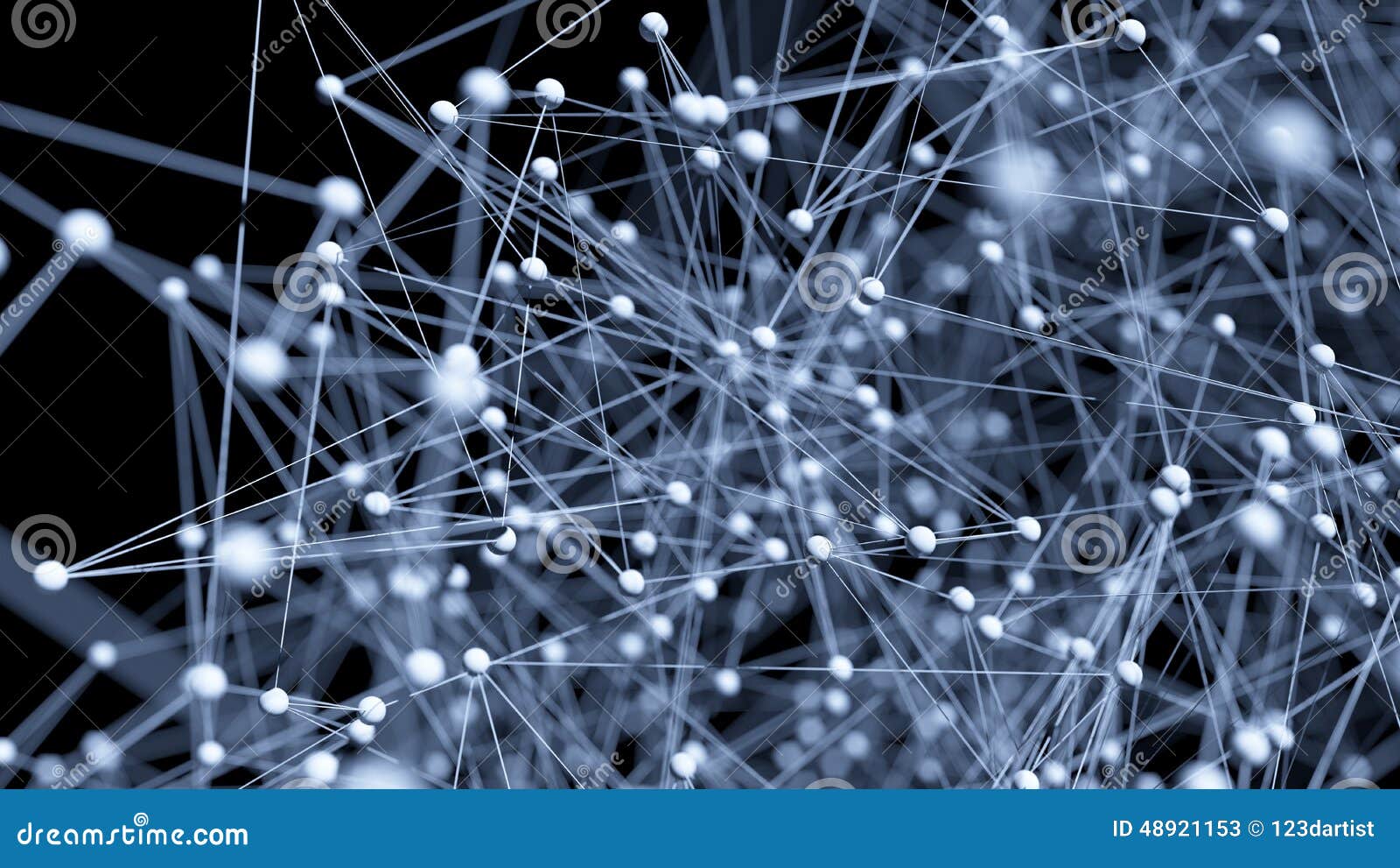 Abstract Network Molecule Background Stock Illustration - Illustration ...