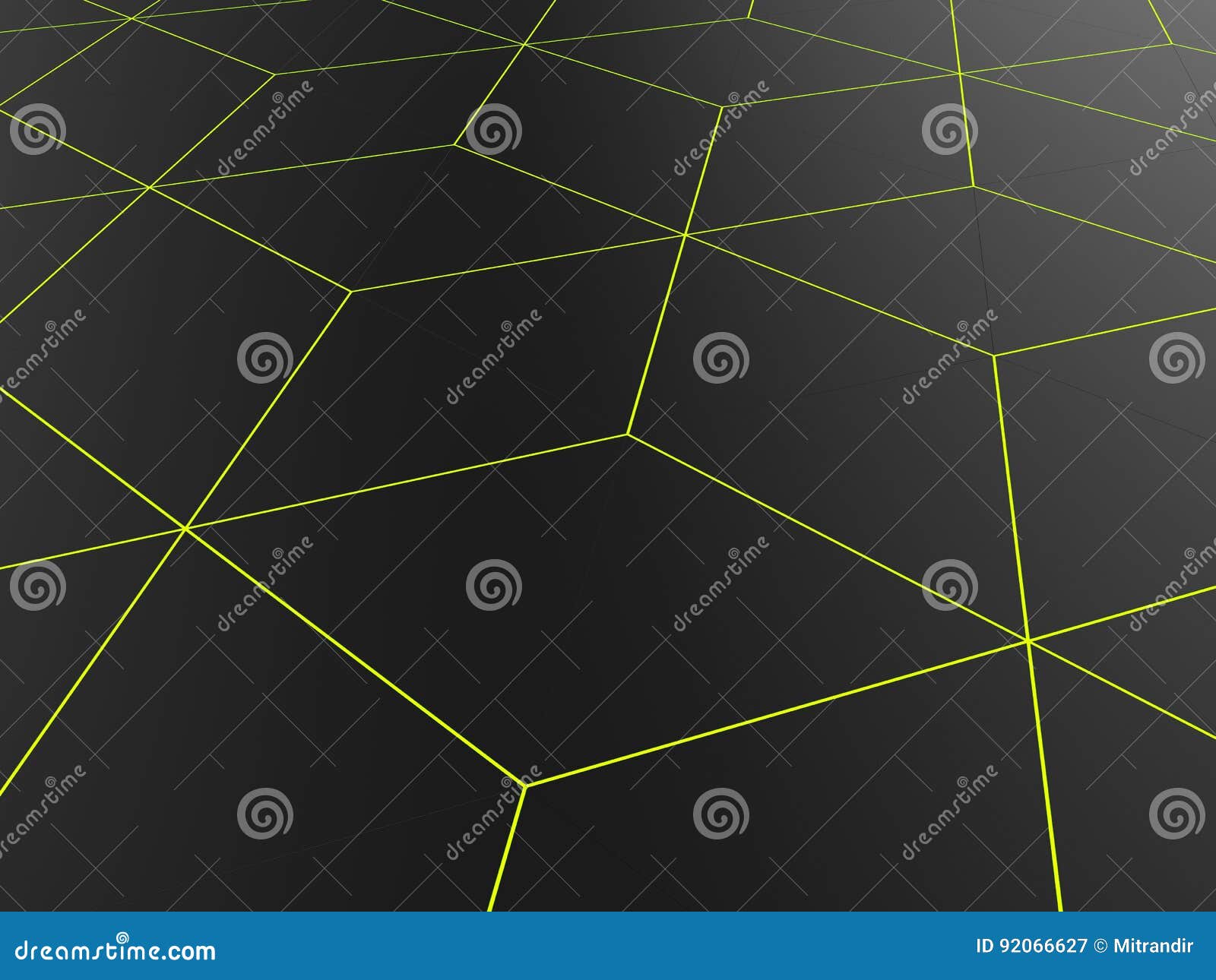 Abstract Network Pattern - Bright Green Outlines Stock Illustration ...