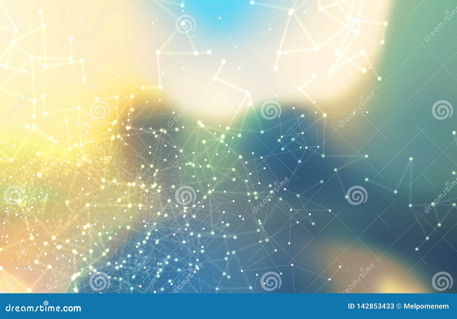 Abstract Net Ai Pattern Background Stock Image - Image of banner ...