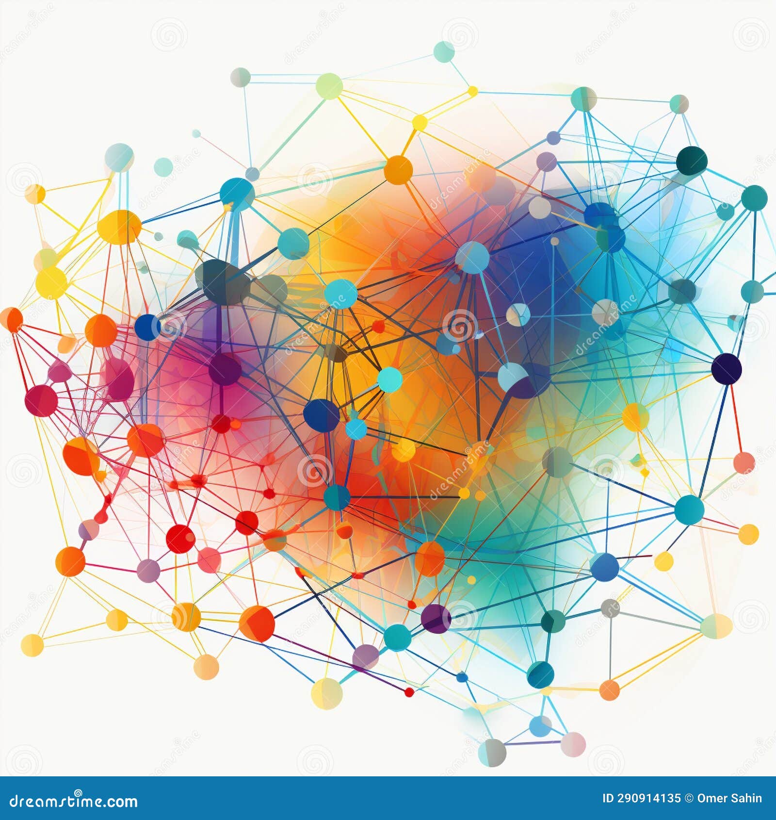 Abstract Networking stock illustration. Illustration of curiosity ...