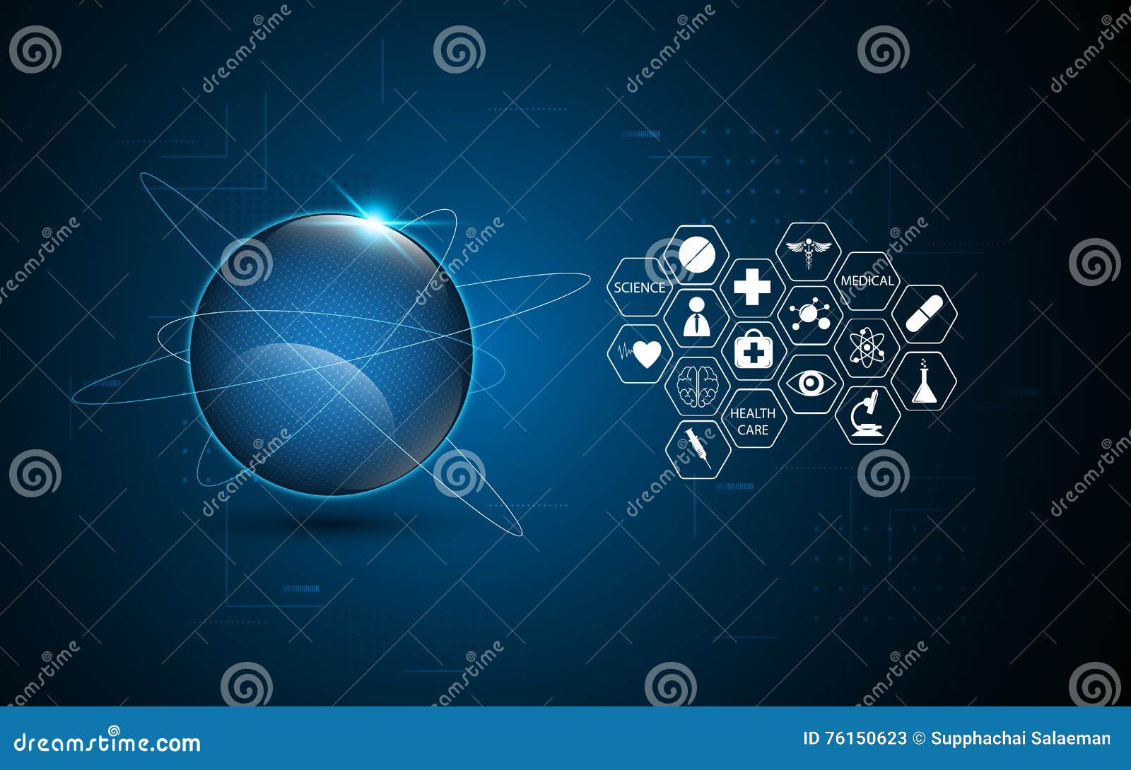 Abstract Networking Global Technology Health Care Innovation Concept ... Abstract Networking Global Technology Health Care Innovation Concept ...