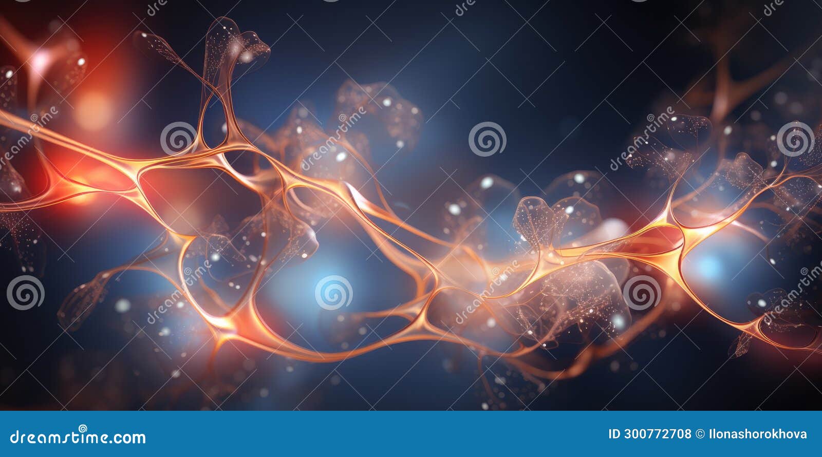 Abstract Neural Background. Ai Generated Stock Photo - Image of virtual ...