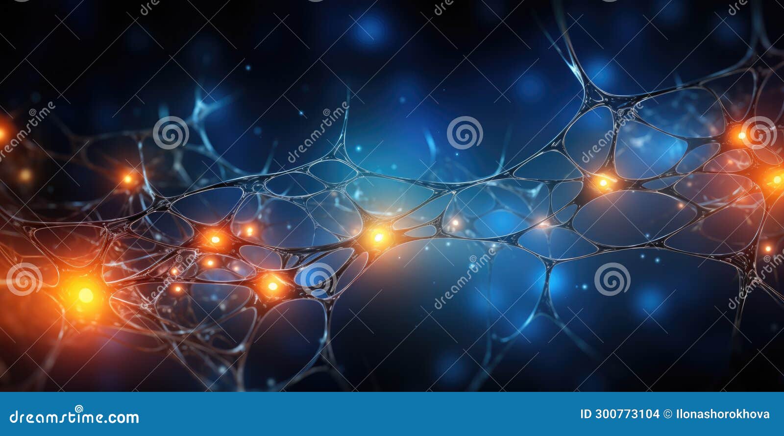 Abstract Neural Background. Ai Generated Stock Photo - Image of neuron ...