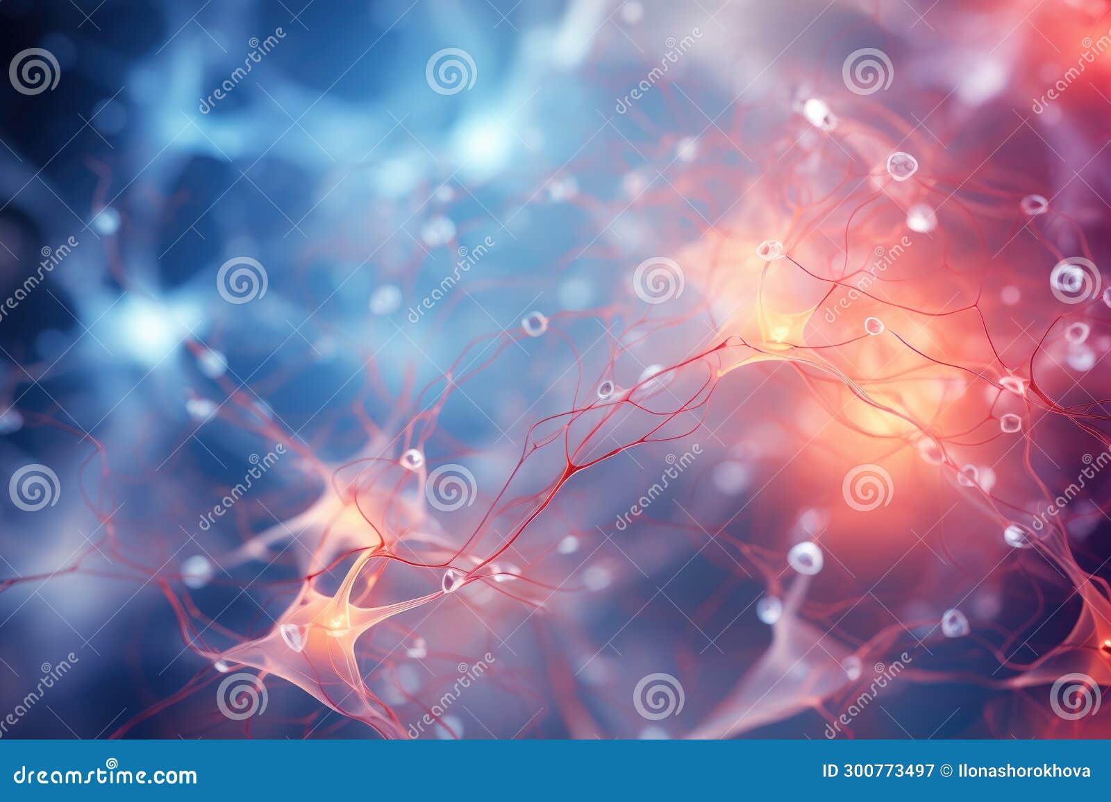 Abstract Neural Background. Ai Generated Stock Image - Image of code ...
