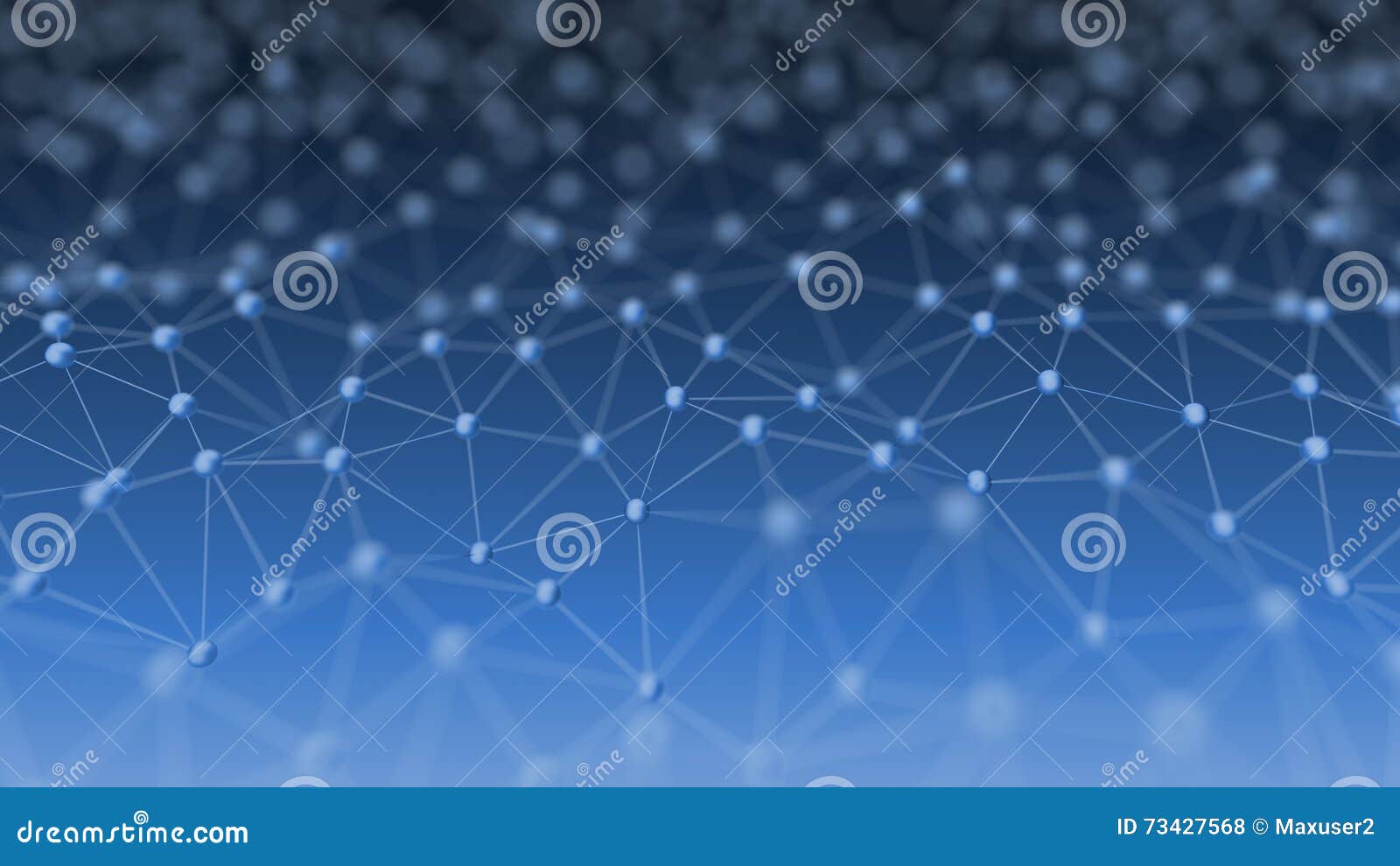 Abstract Neural Network on Blue Background 3d Illustration Stock ... Abstract Neural Network on Blue Background 3d Illustration Stock ...