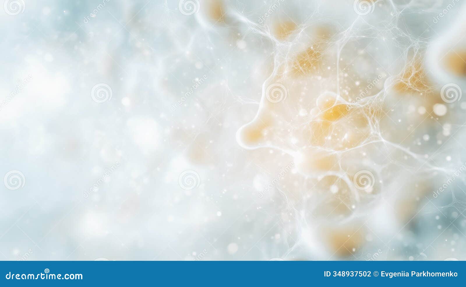 Abstract Neural Network Concept Art with Synapse Connections Stock ...