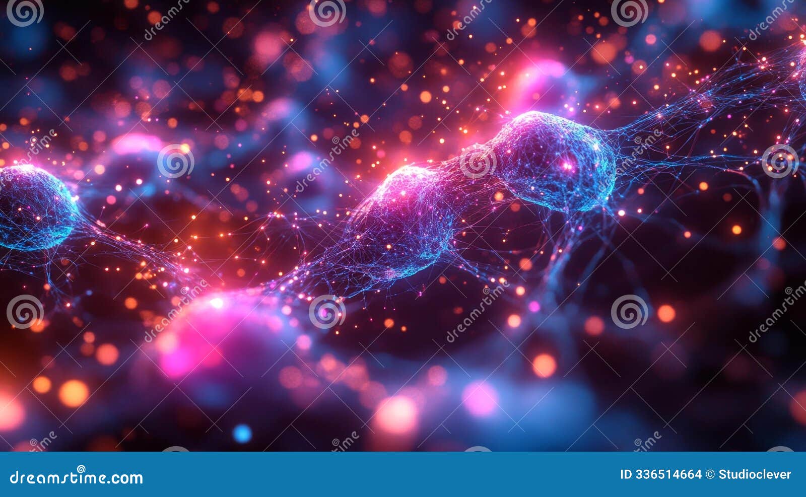 Pathway Through Nodes Of A Network Royalty-Free Cartoon | CartoonDealer ...