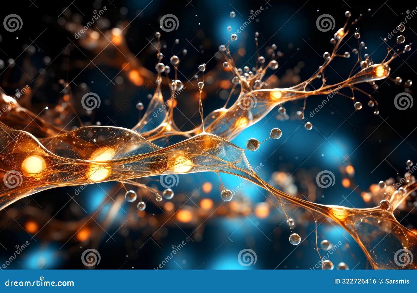 Abstract Neural Network: Illuminated Synapses And Neurons For Science ... Abstract Neural Network: Illuminated Synapses And Neurons For Science ...