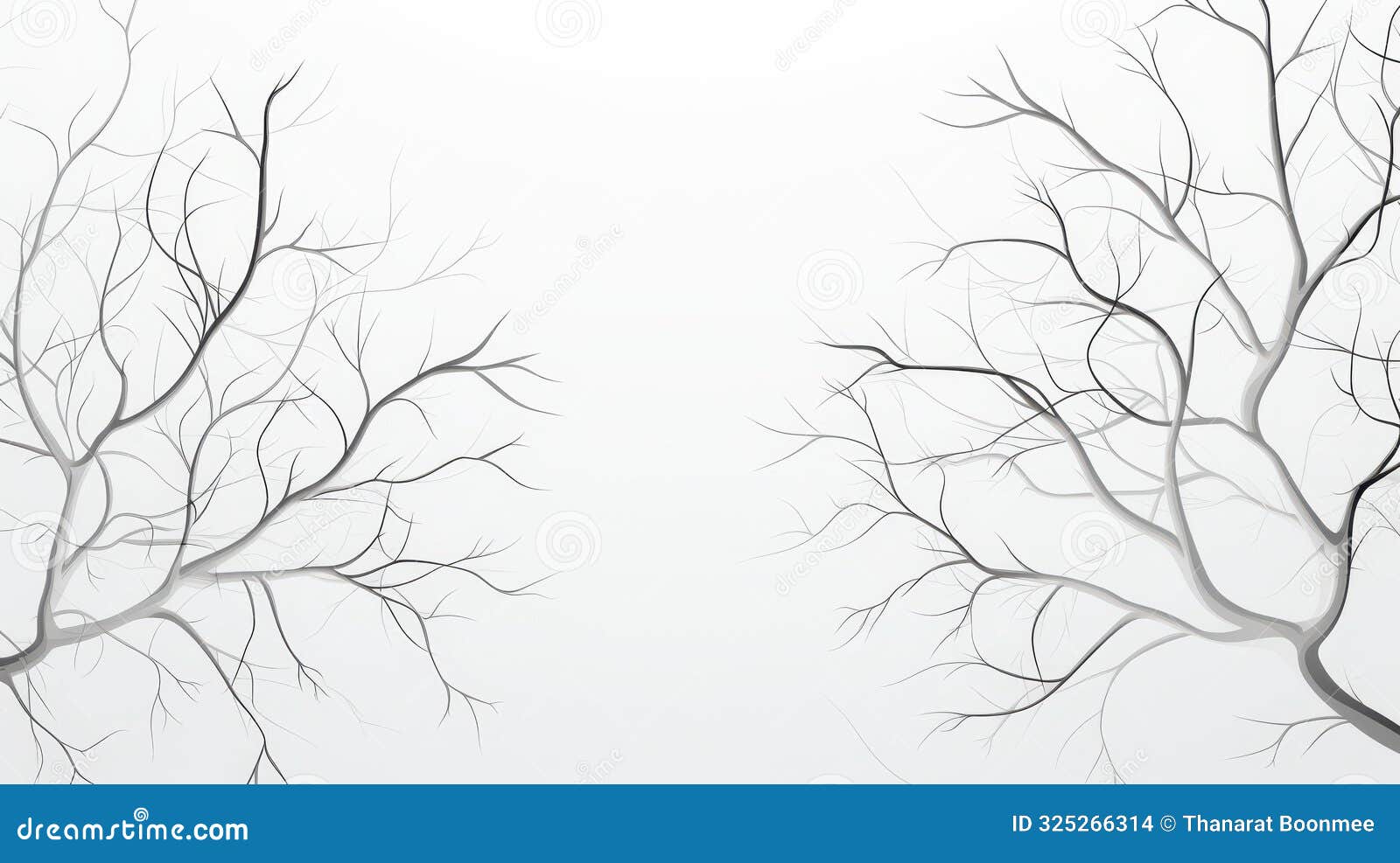 Abstract Neural Network Illustration with White Neuron and Connections ...