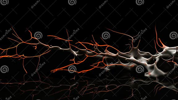 Abstract Neural Network Pattern Stock Illustration - Illustration of ...