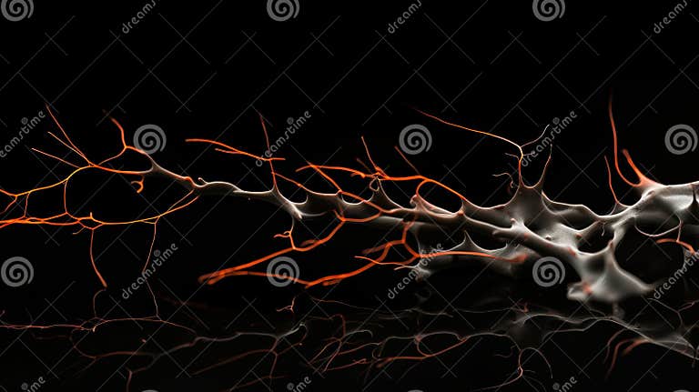 Abstract Neural Network Pattern Stock Illustration - Illustration of ...