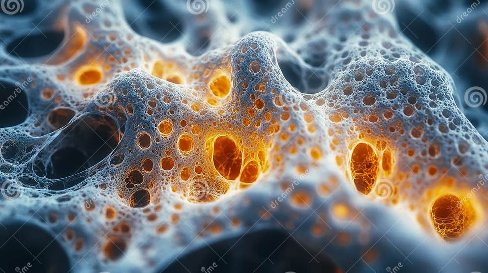 Abstract Neural Network Synapse Visualization with Glowing Connections ...