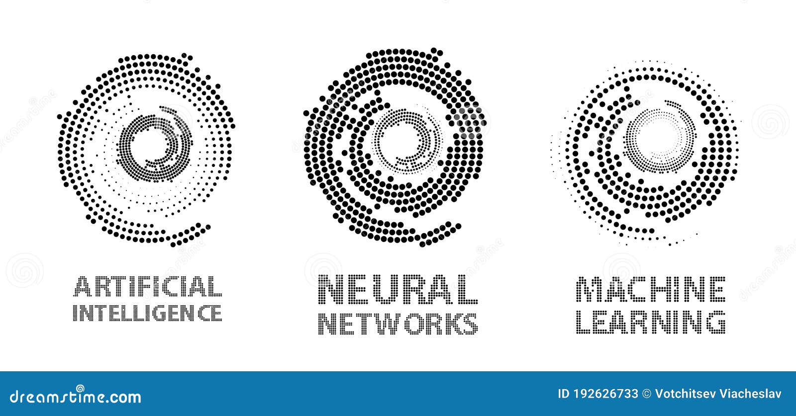 Abstract Neural Networks Logo Company Stock Vector - Illustration of ...