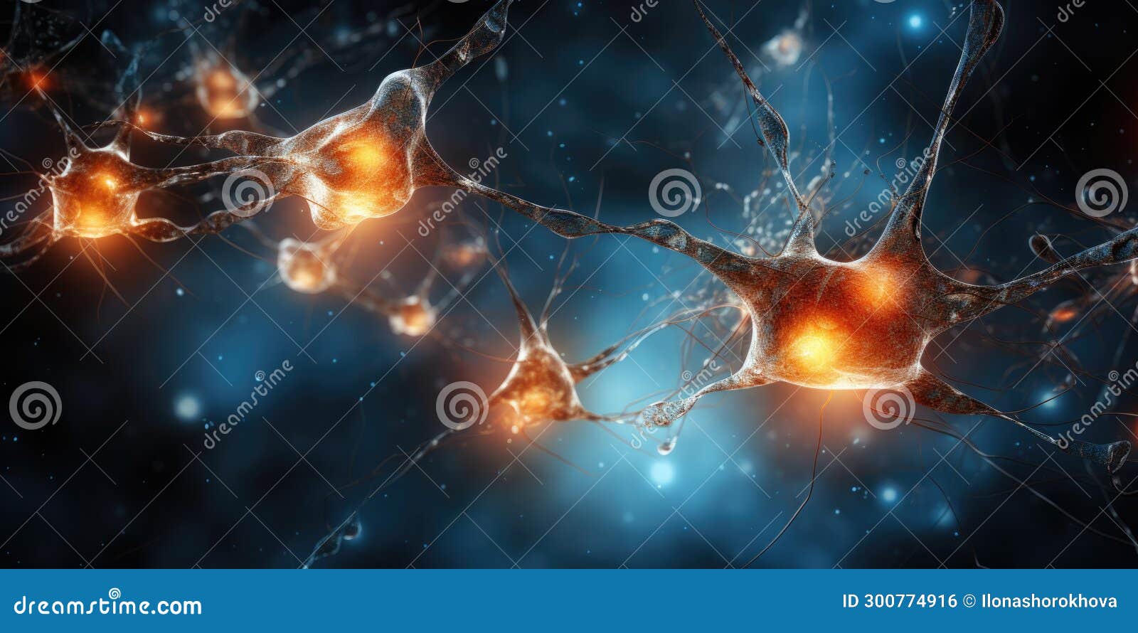 Abstract Neuron Background. Ai Generated Stock Photo - Image of ...