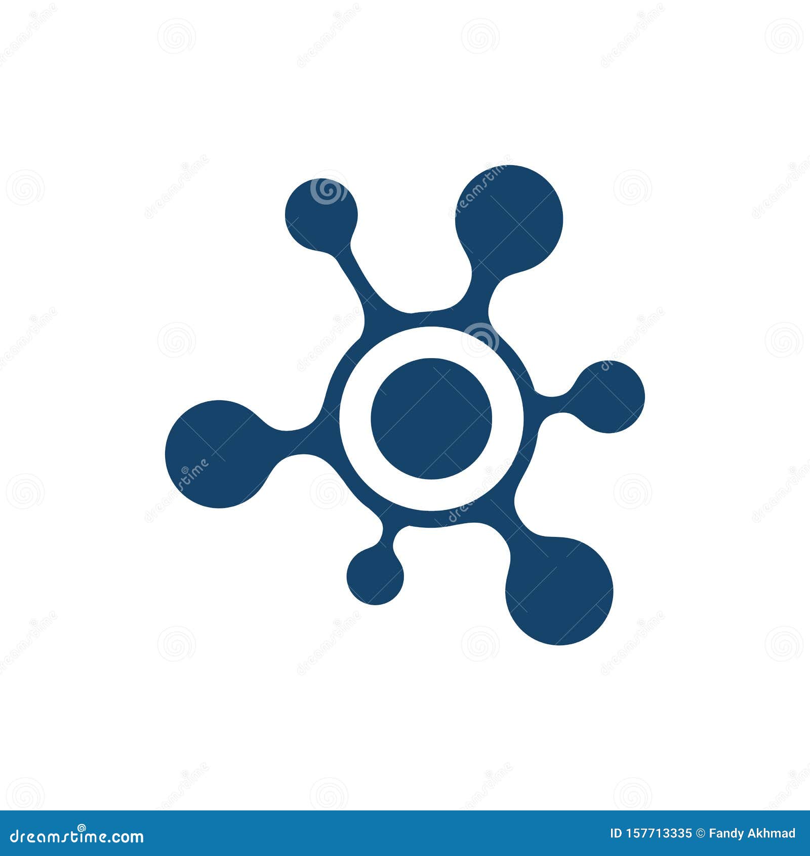 Nanotechnology Creative Symbol Concept. Futuristic Letter N, Programm ...