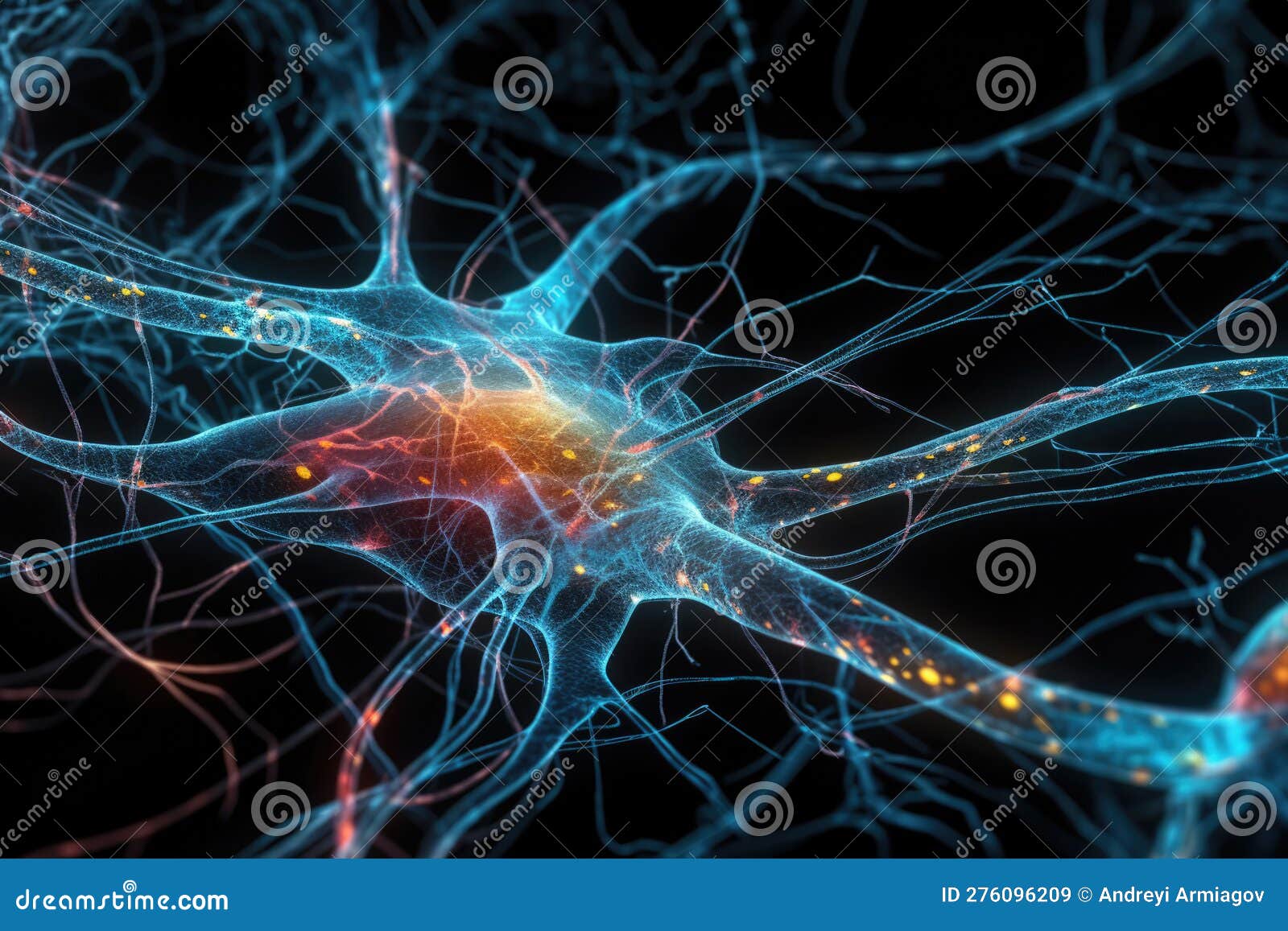 Abstract Neuron Cell Science Illustration Cell Health Science ...