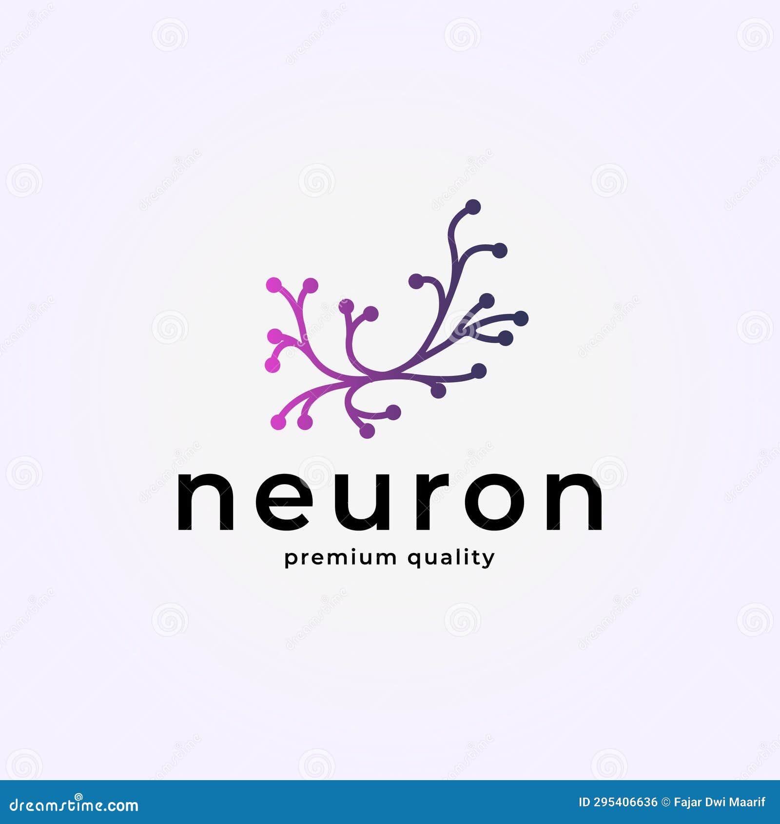 Abstract Neuron Logo for Medical Idea Design, Brain Icon Illustration ...