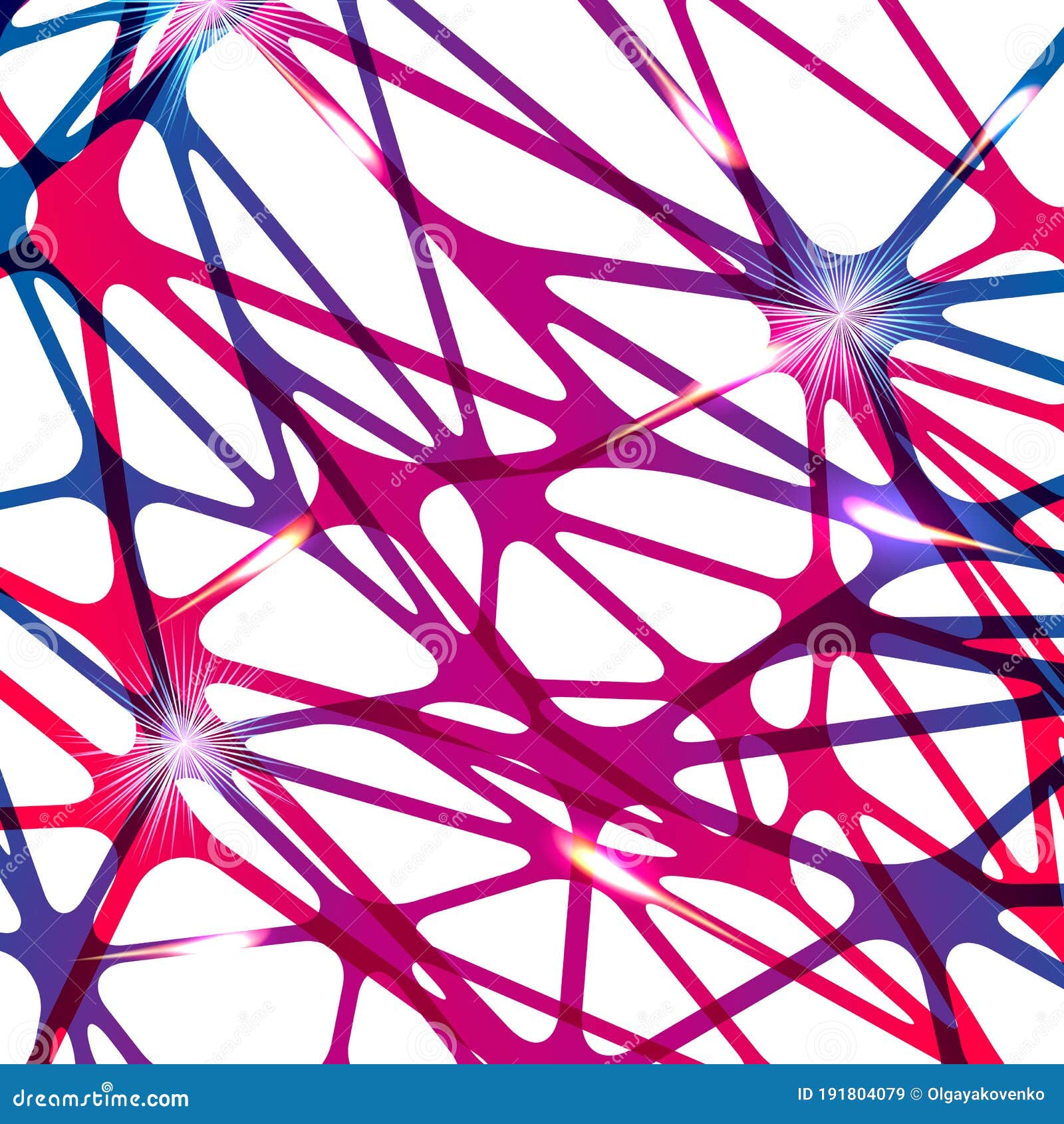 Abstract Neuron Net Background, Vector Graphic Design Stock Vector ...