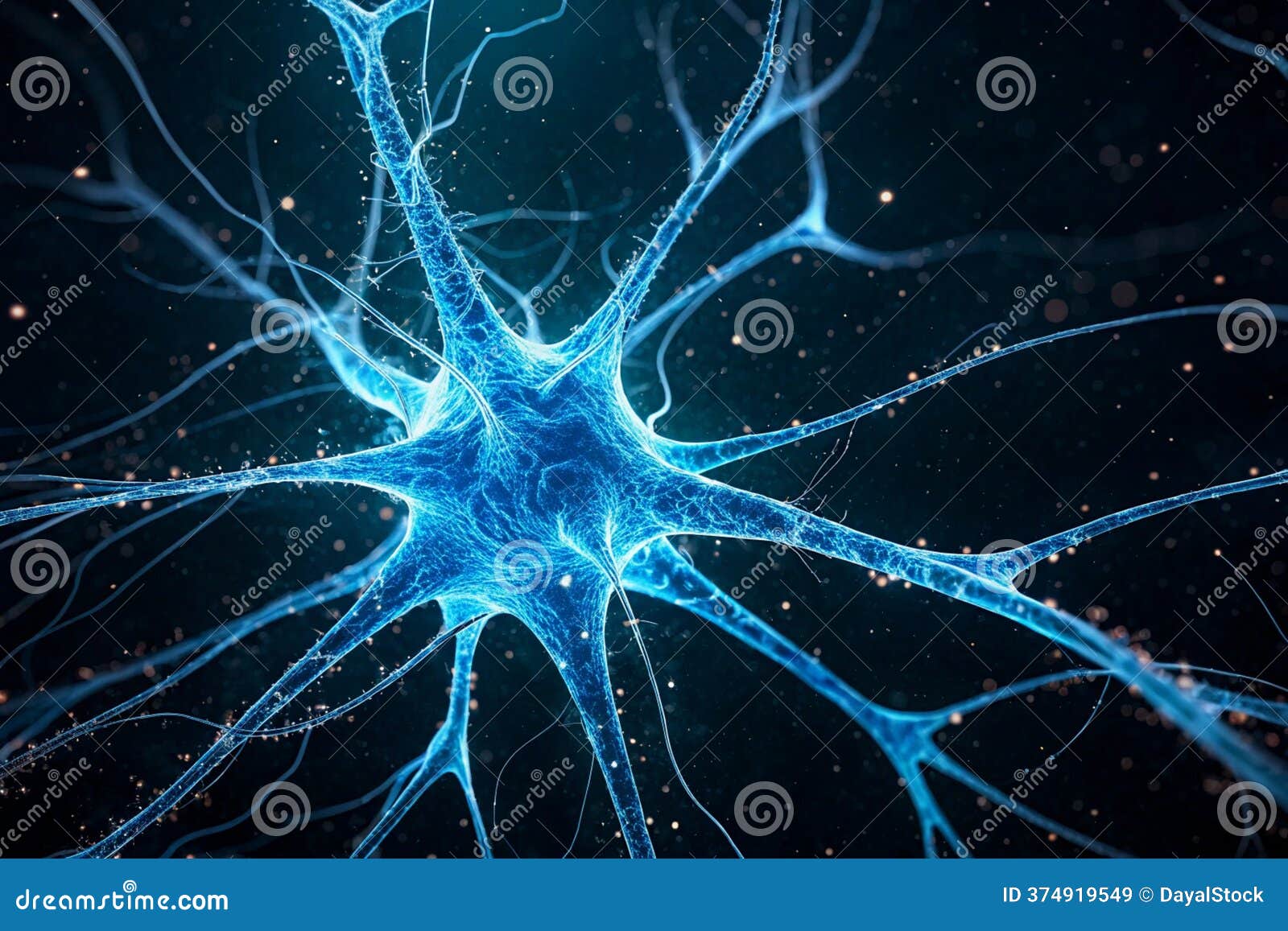 Neuron Structure Diagram Medical Science Vector Illustration ...