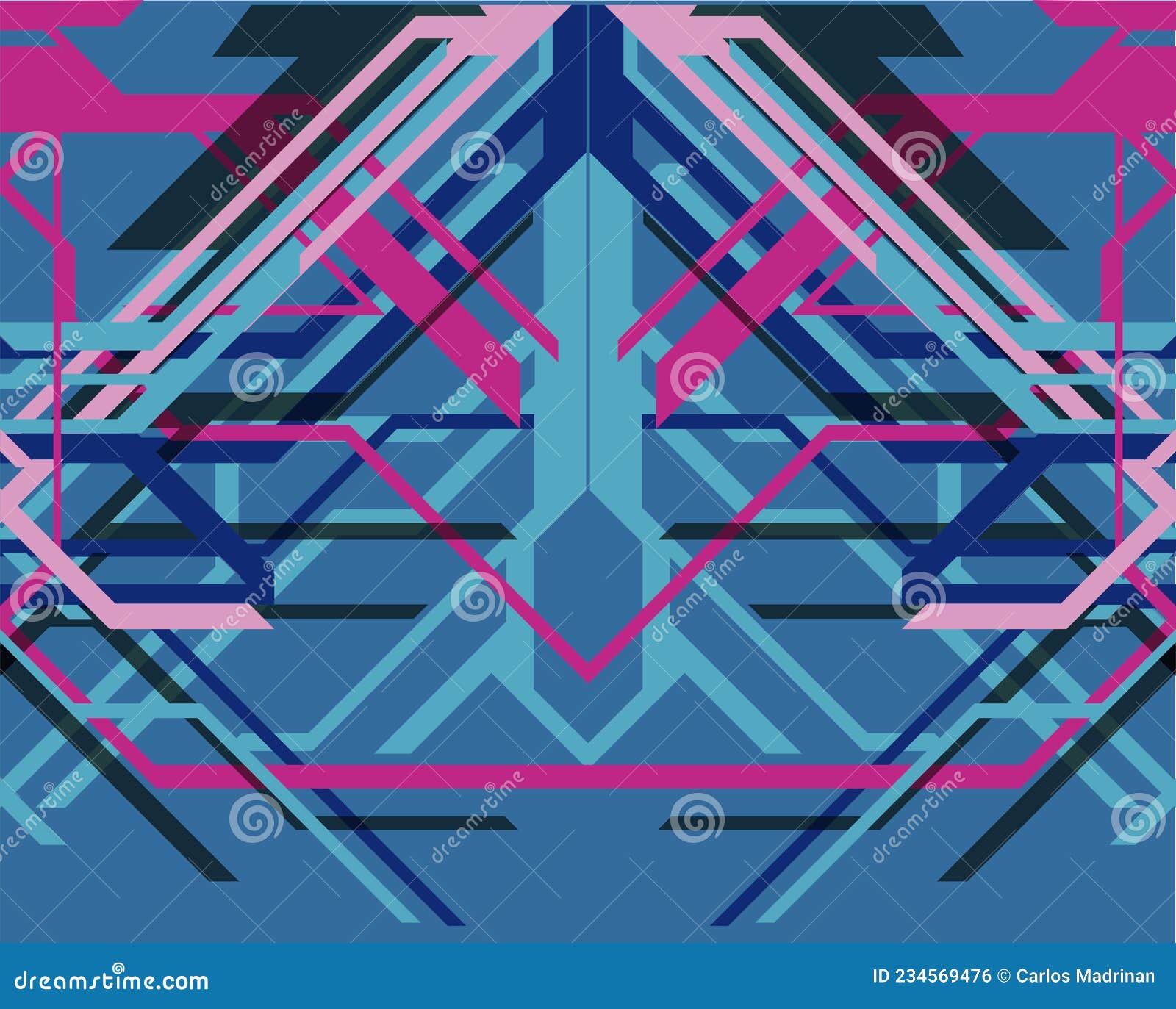 Abstract New Media Pattern Background Based in the All in One Concept ...