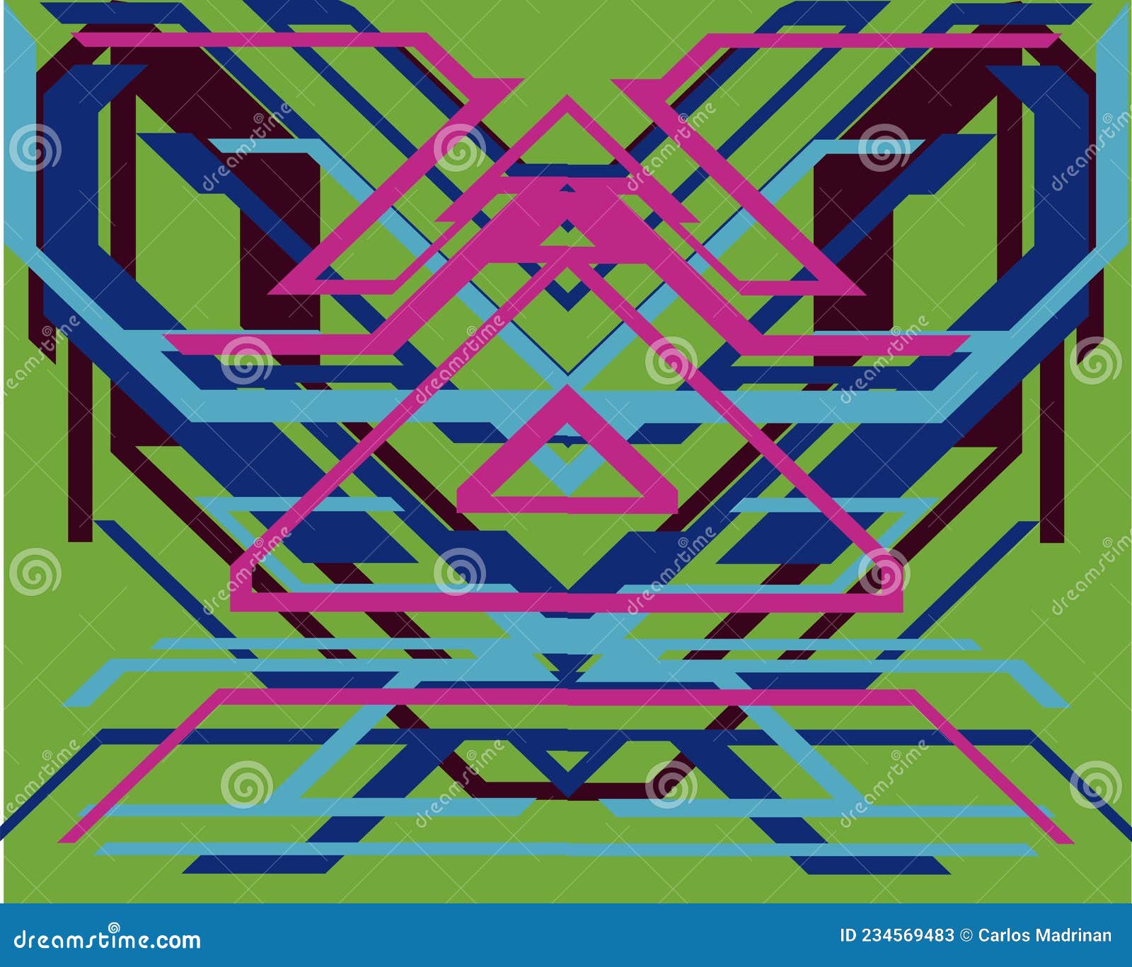 Abstract New Media Pattern Background Based in the All in One Concept ...