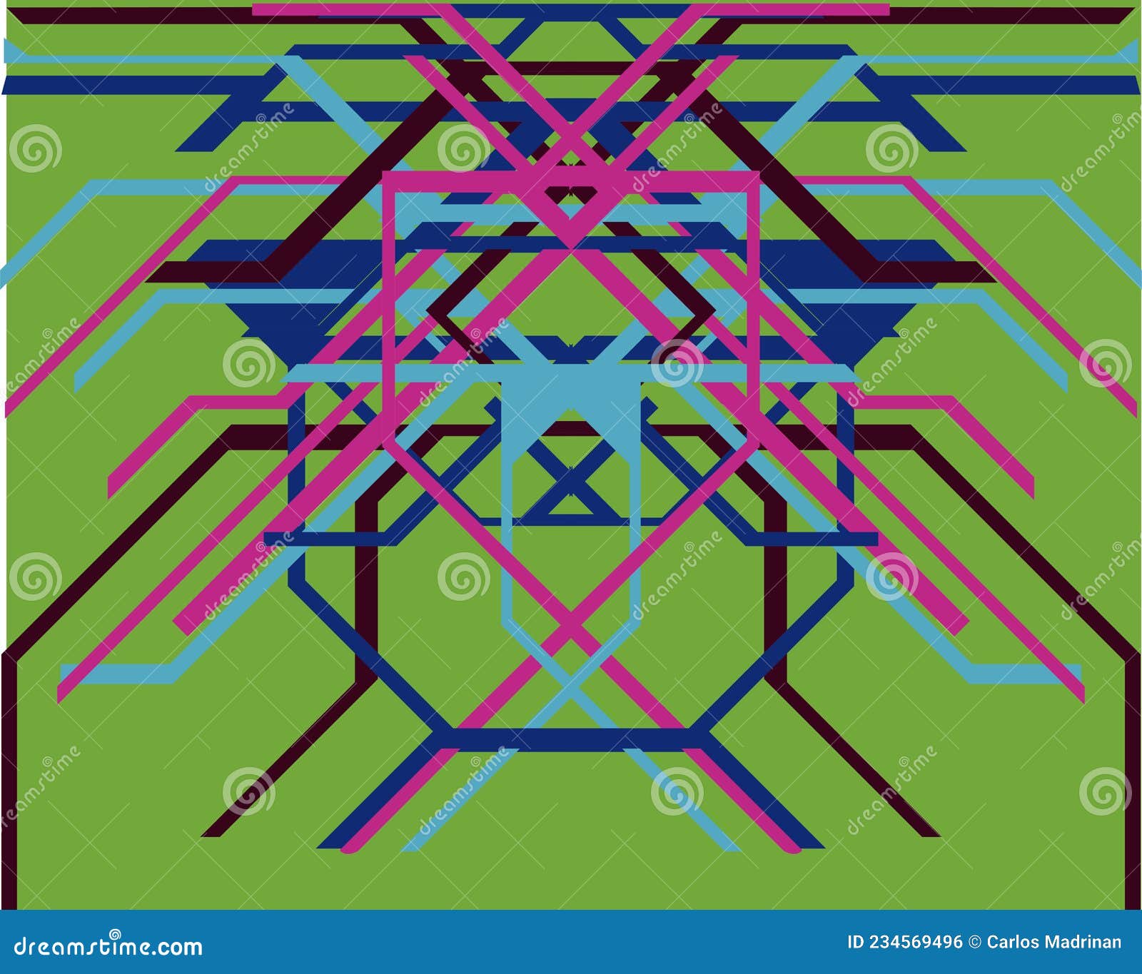 Abstract New Media Pattern Background Based in the All in One Concept ...