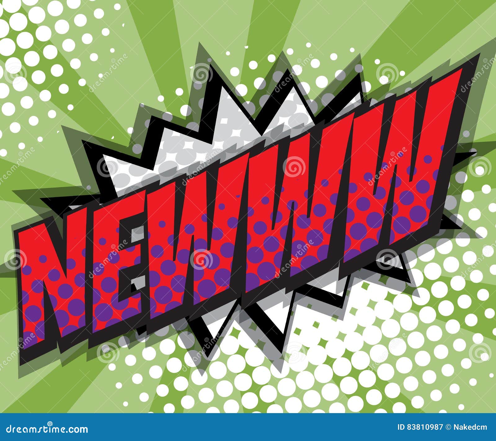 Abstract NEW Pop Art, Comic Book Background Stock Vector - Illustration ...