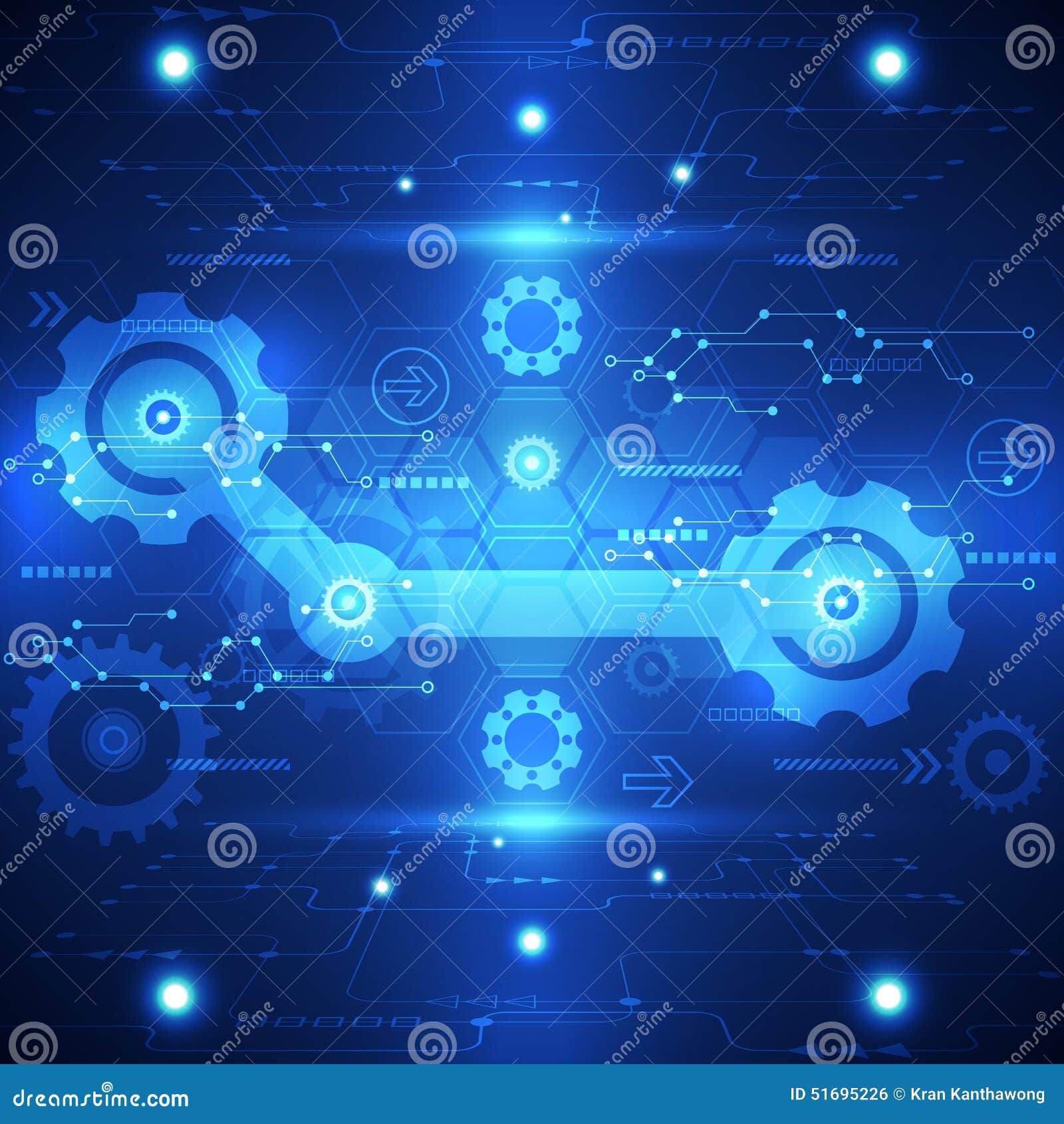 Abstract New Technology Elements Background. Vector Illustration Stock ...