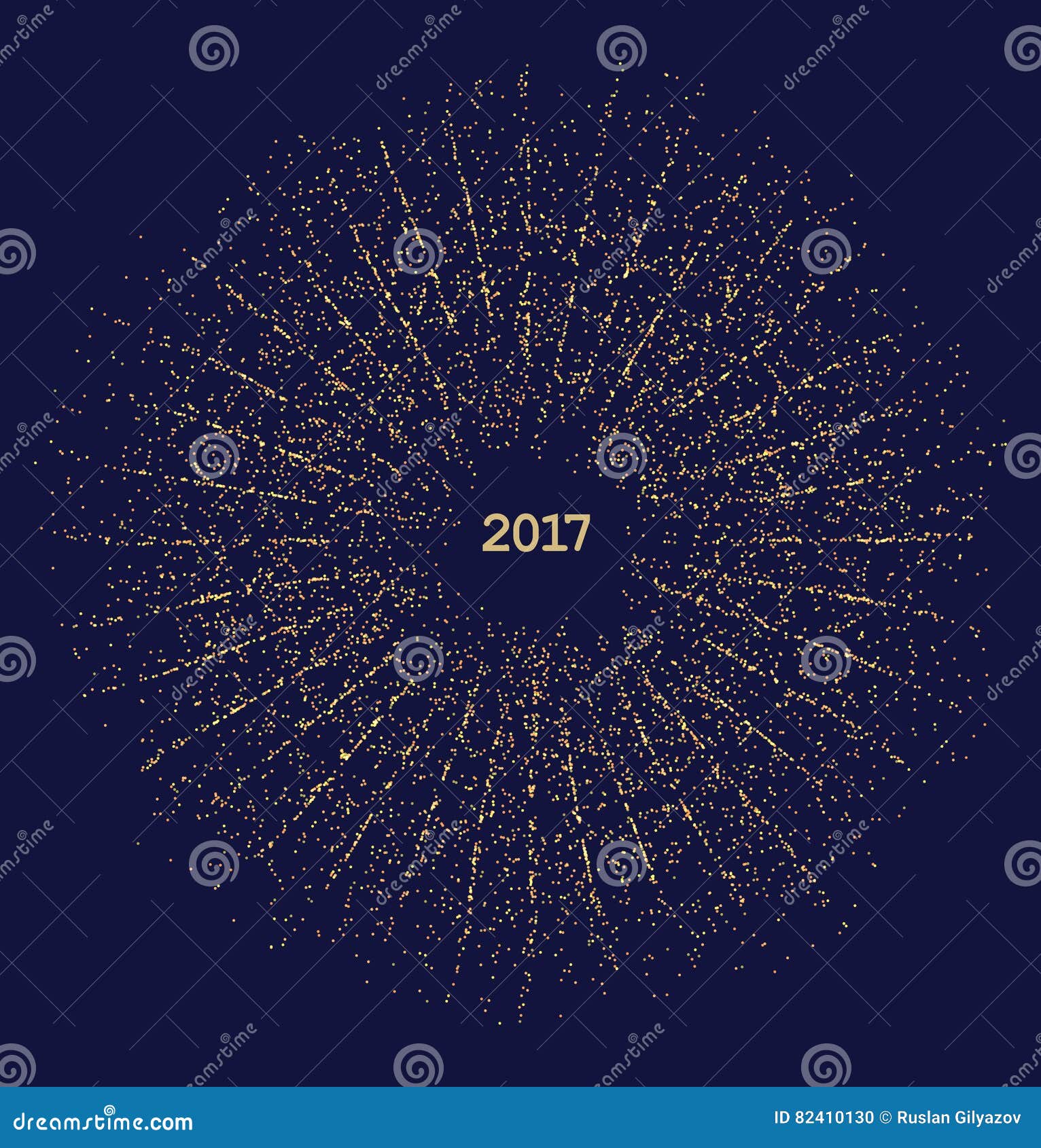 Abstract New Year Card Background Stock Vector - Illustration of flash ...