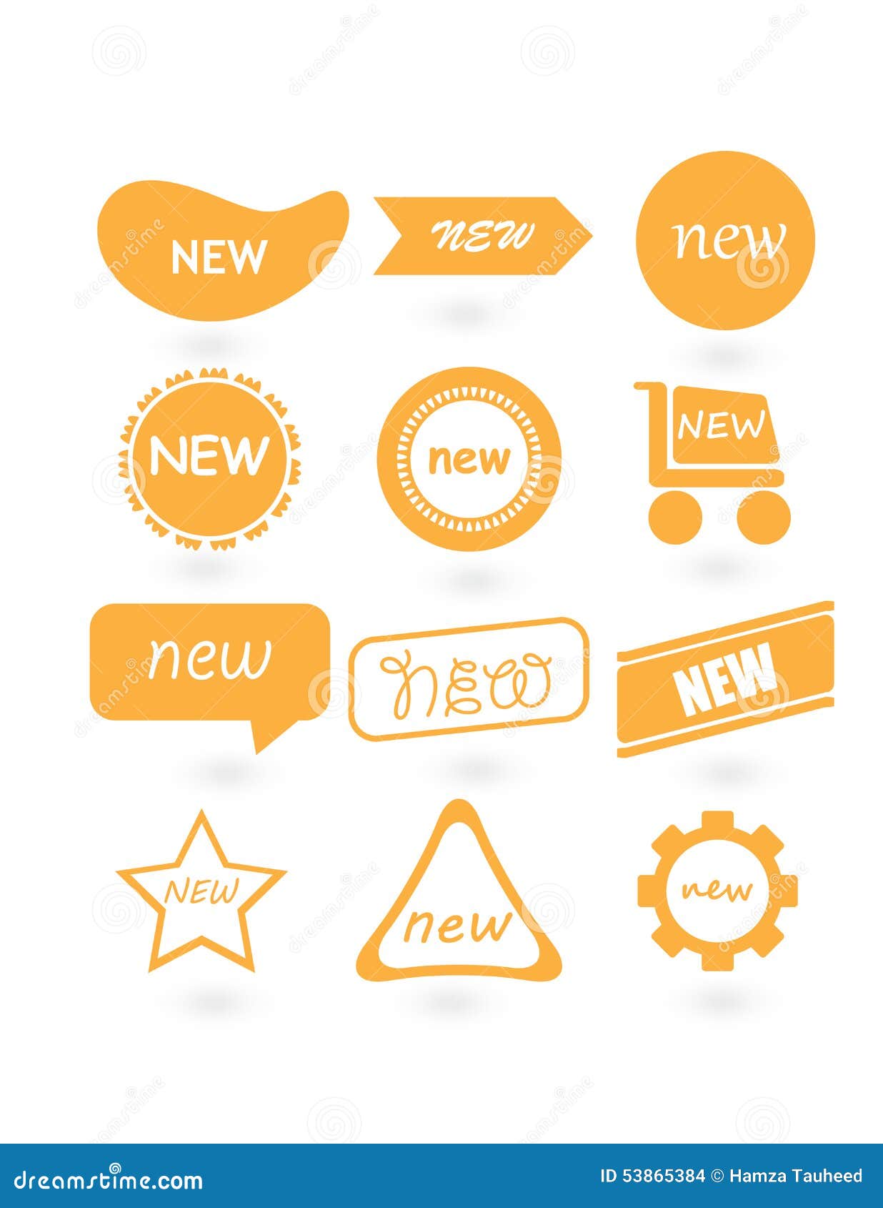 Abstract New yellow labels stock illustration. Illustration of retail ...