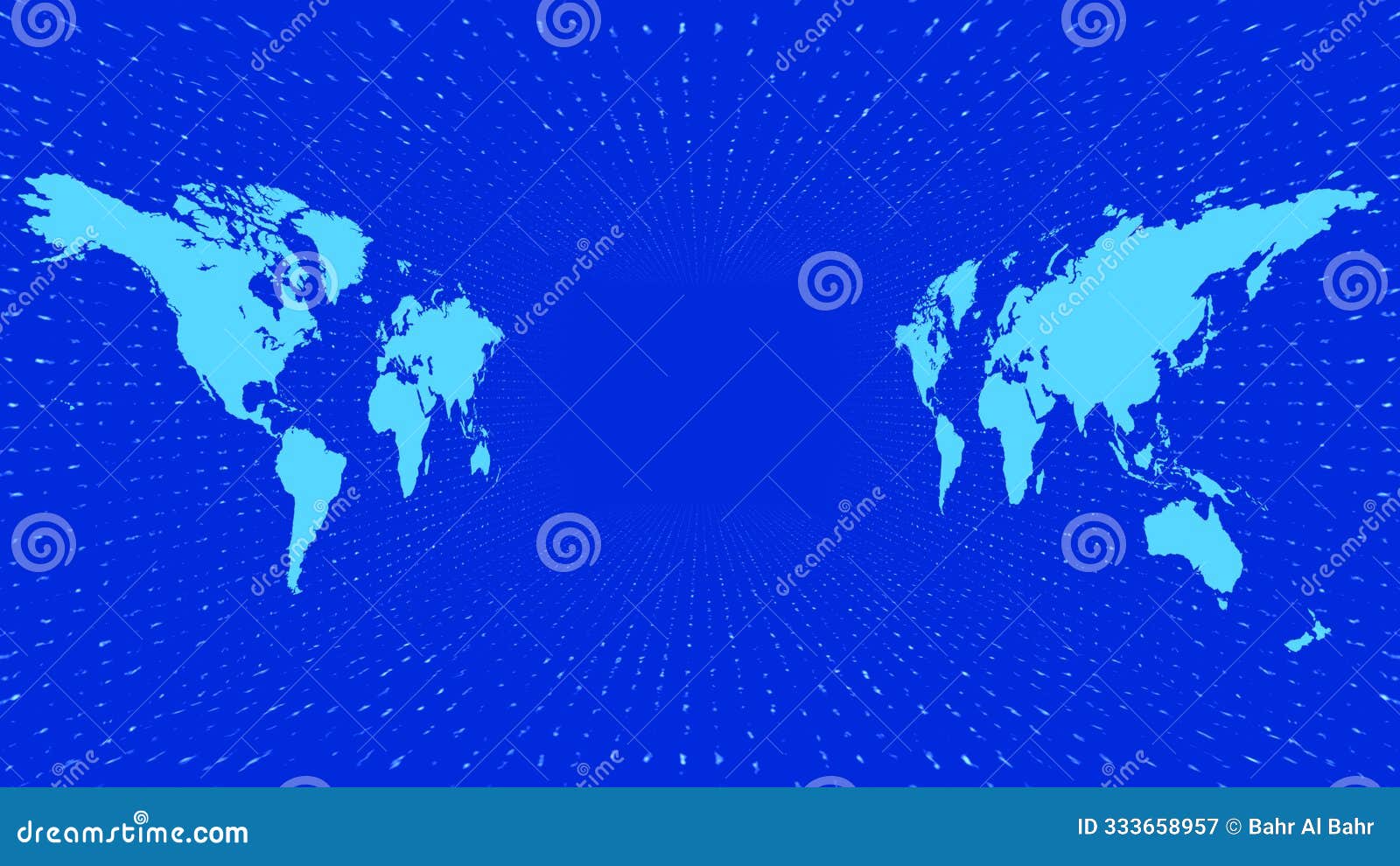 Abstract News Background with World Map and Lighting Pattern Texture ...