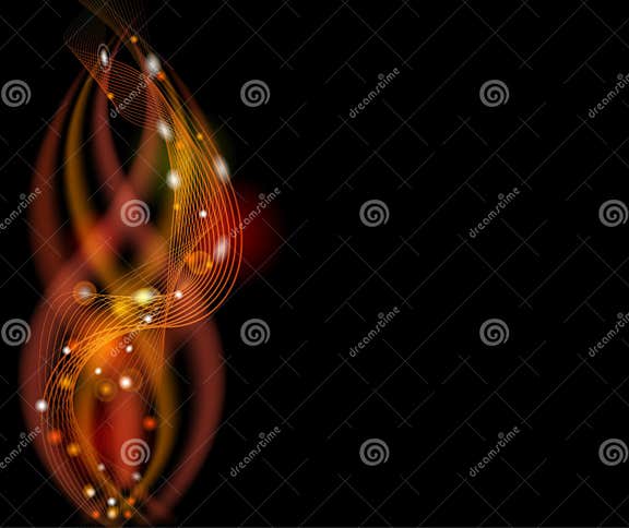 Abstract night lights stock vector. Illustration of backdrop - 13509078