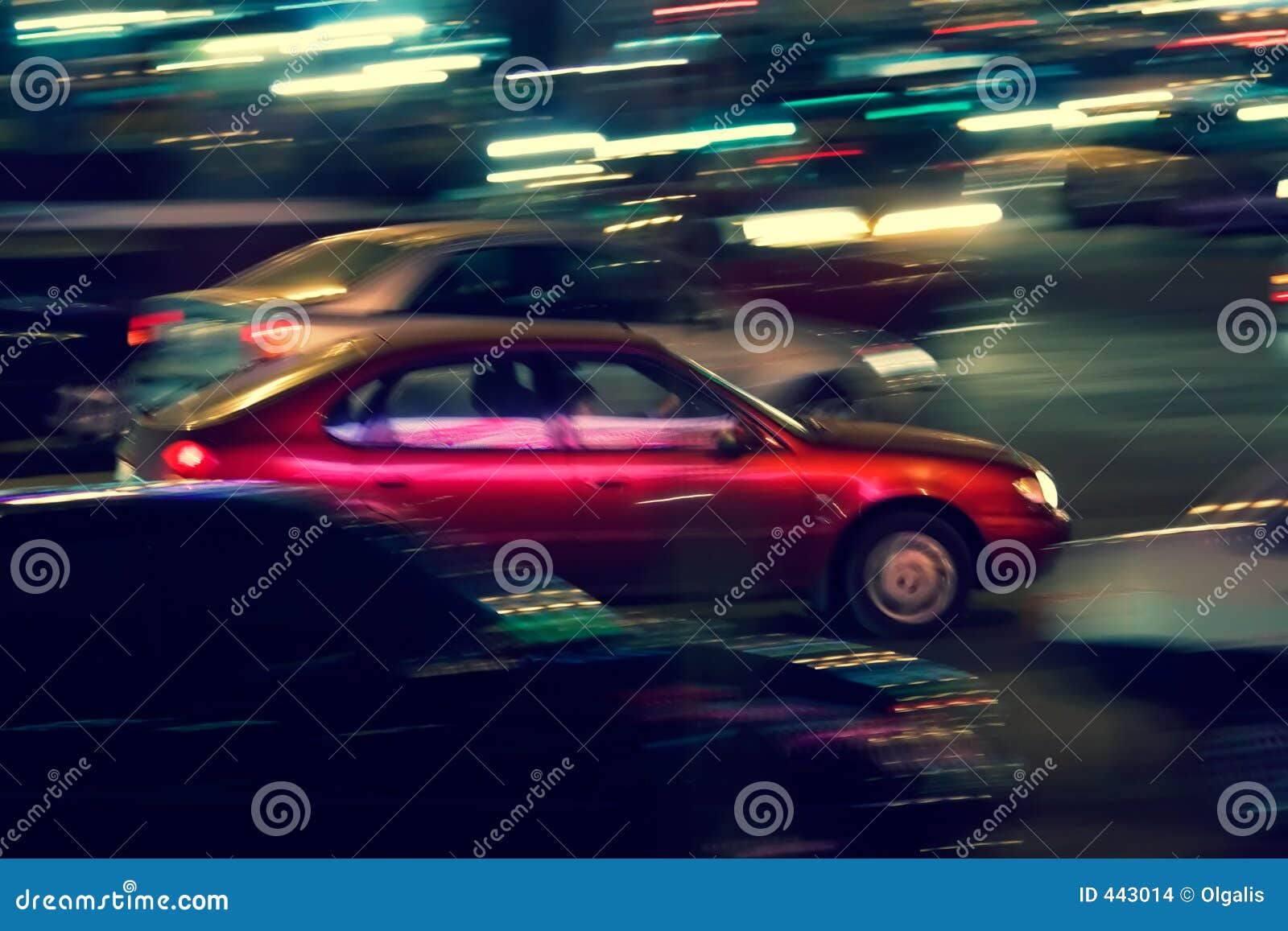 Abstract night traffic stock photo. Image of curves, corner - 443014