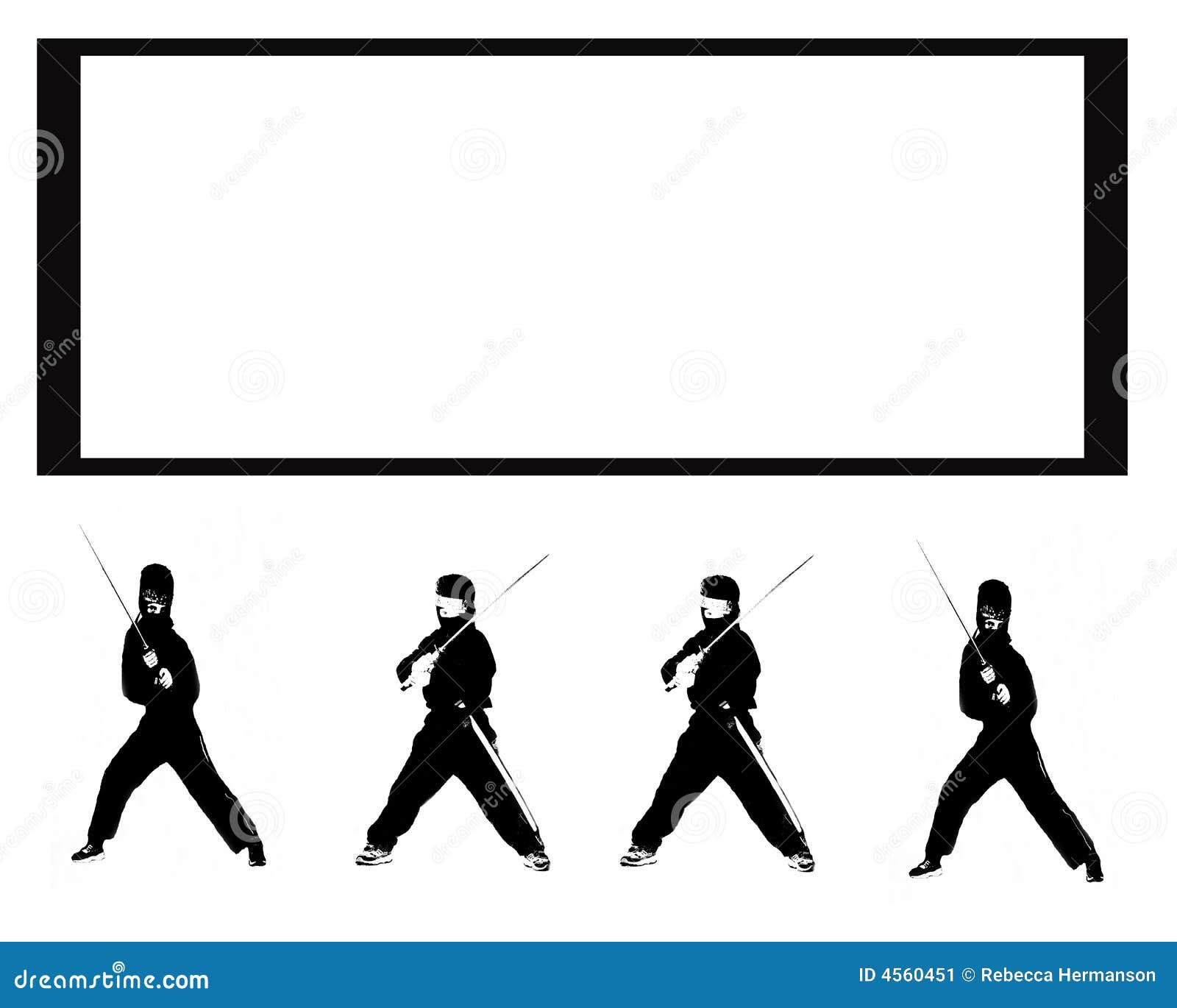 Abstract ninja background stock illustration. Illustration of weapon ...