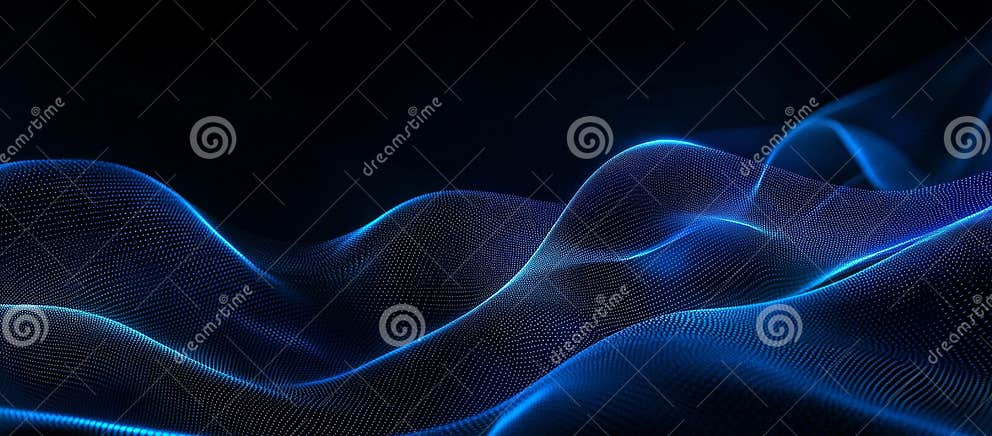 An Abstract Noise Effect Web Page Header with a Dark Blue Grain Texture ...