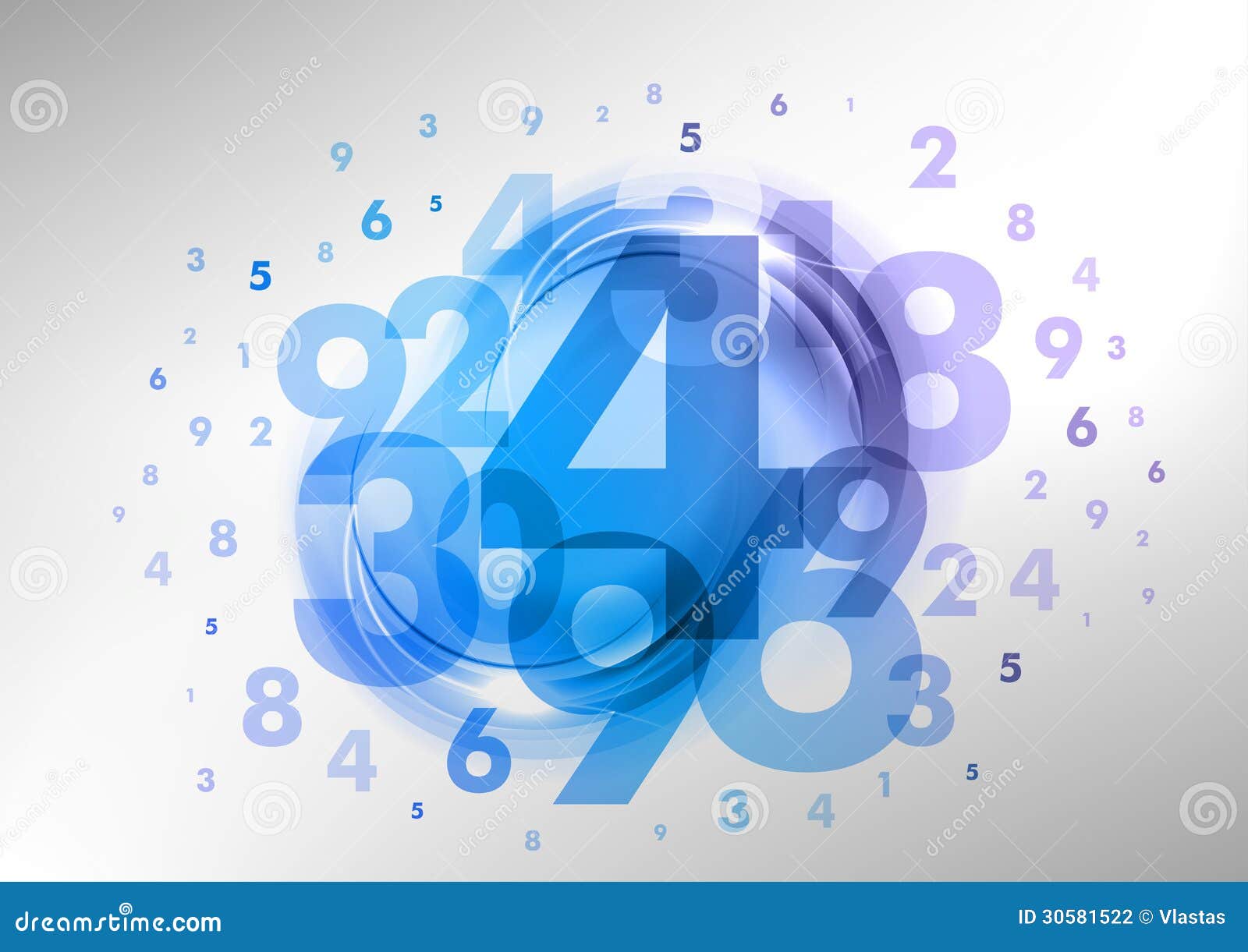 Abstract number stock vector. Illustration of abstract - 30581522
