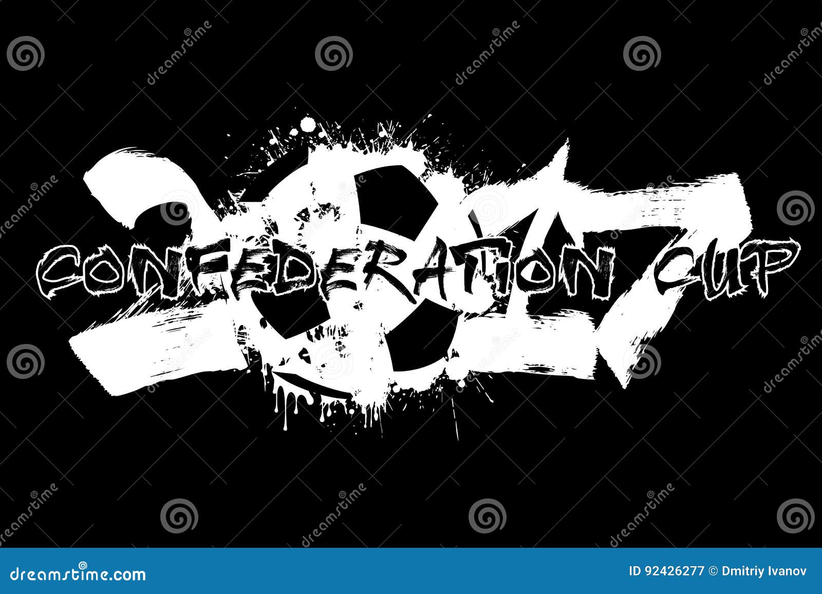 Abstract Number 2017 and Soccer Ball Stock Vector - Illustration of ...