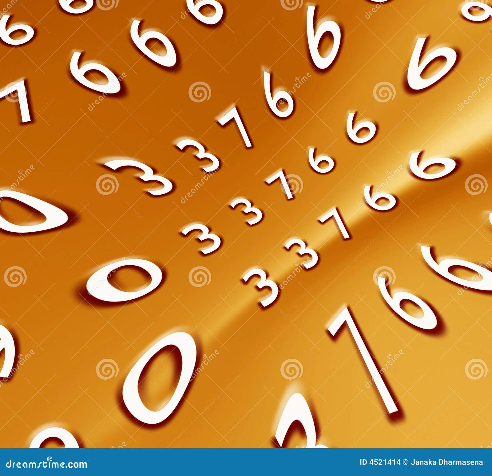 Abstract numbers stock illustration. Illustration of activity - 4521414