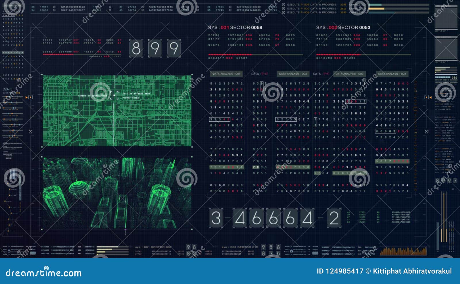 Futuristic Source Code Numbers Stock Image - Image of cyber, hack: 124985417