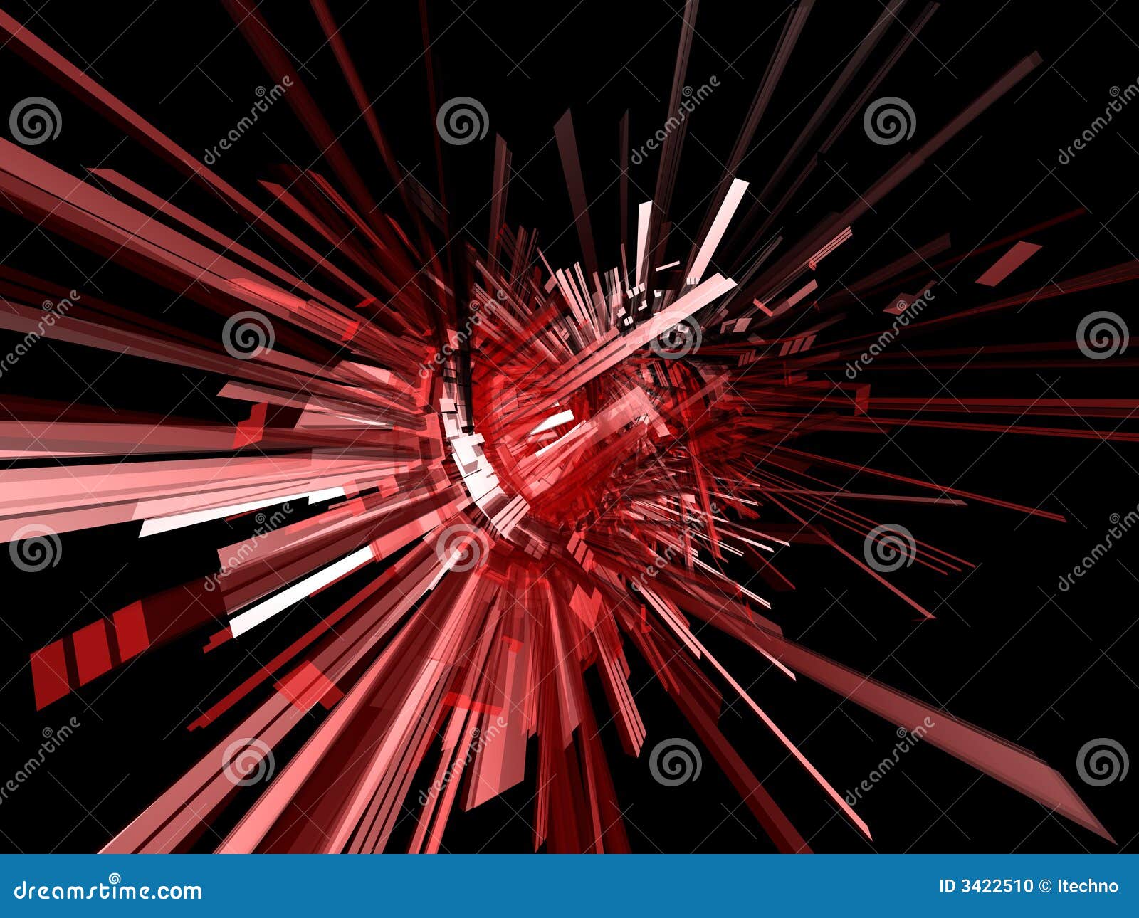 Abstract object stock illustration. Illustration of lines - 3422510
