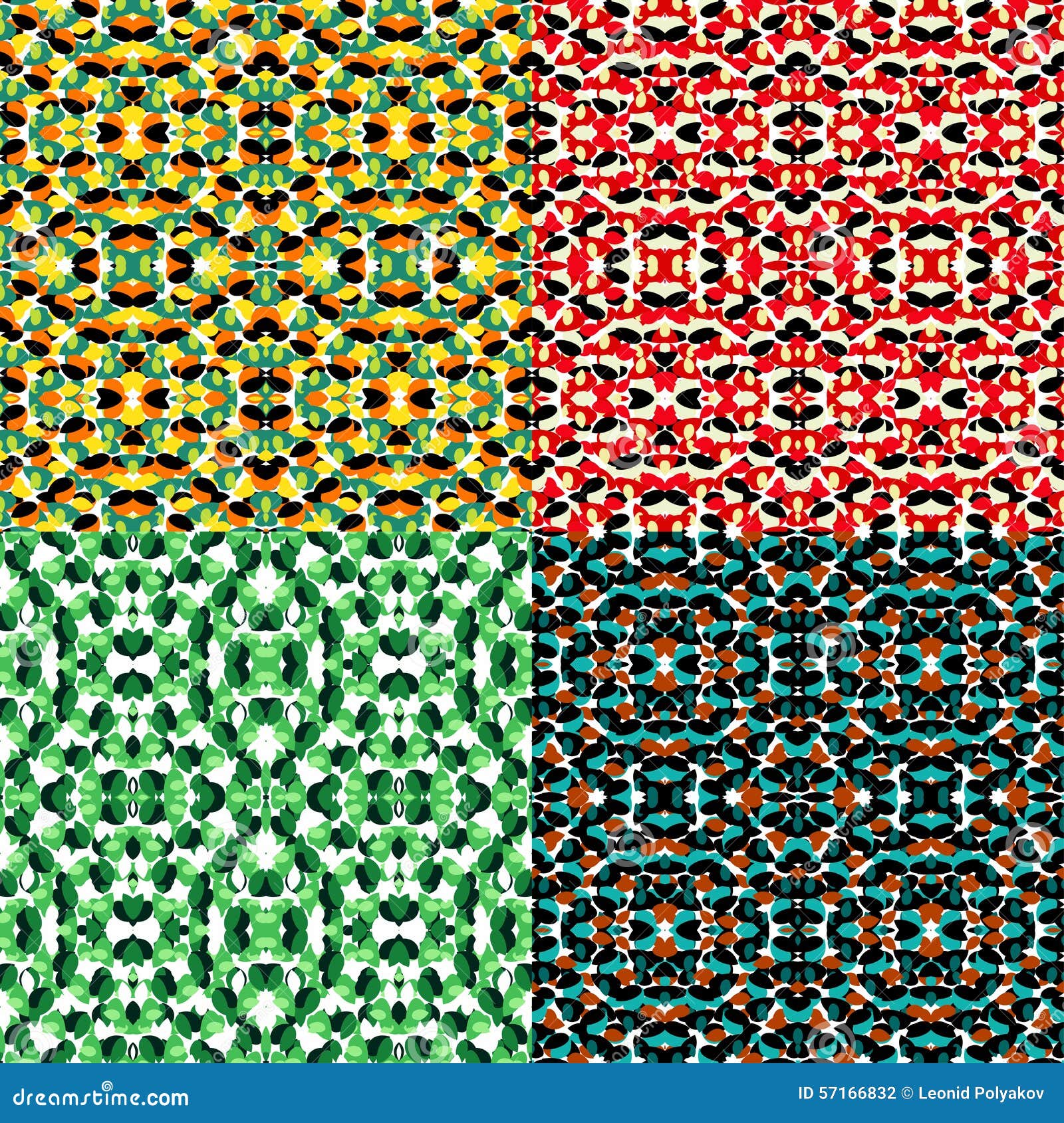 Abstract Objects Colorful Background Vector Illustration Stock Vector ...